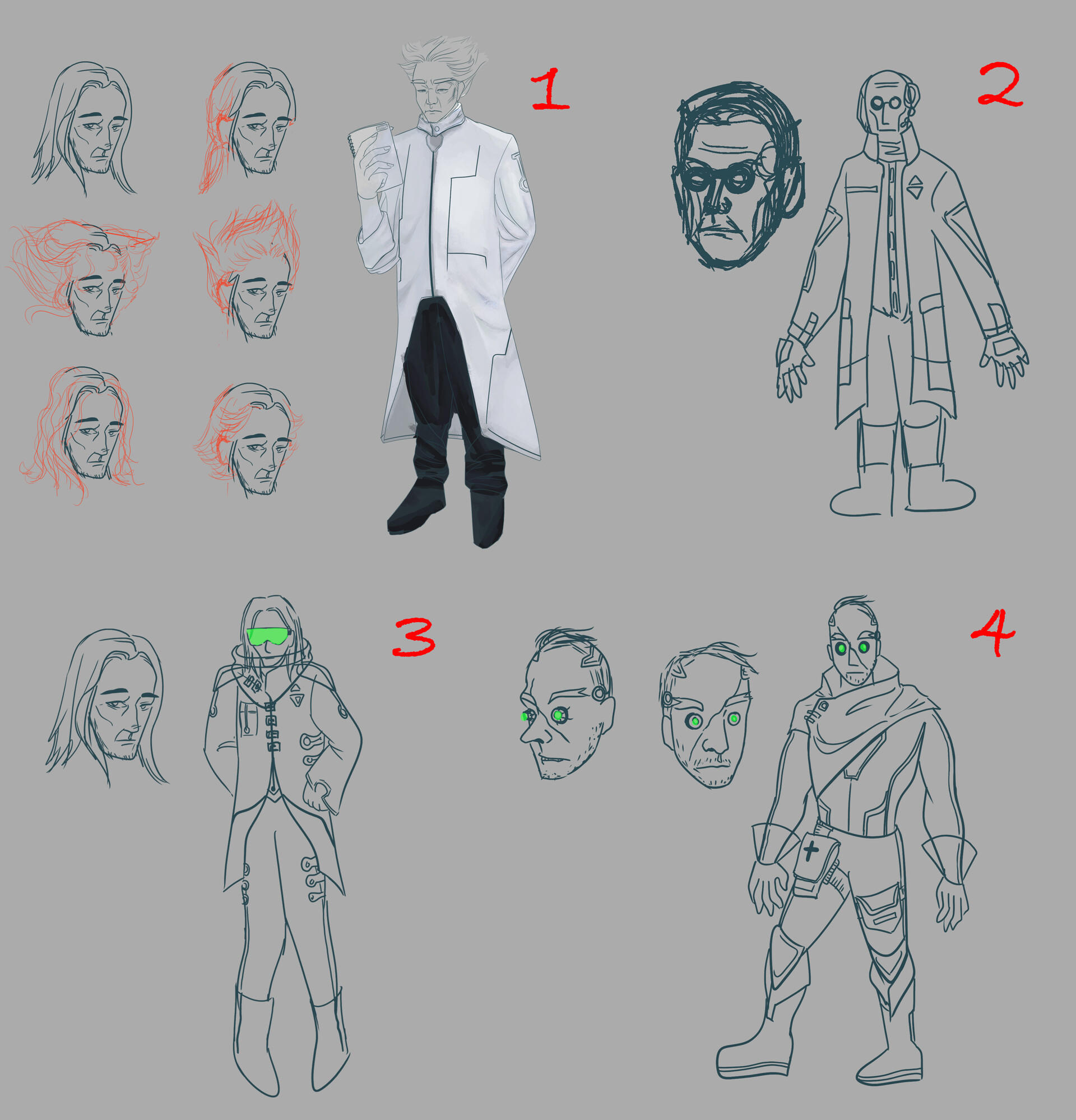 Collin Nguyen - Game character concept design