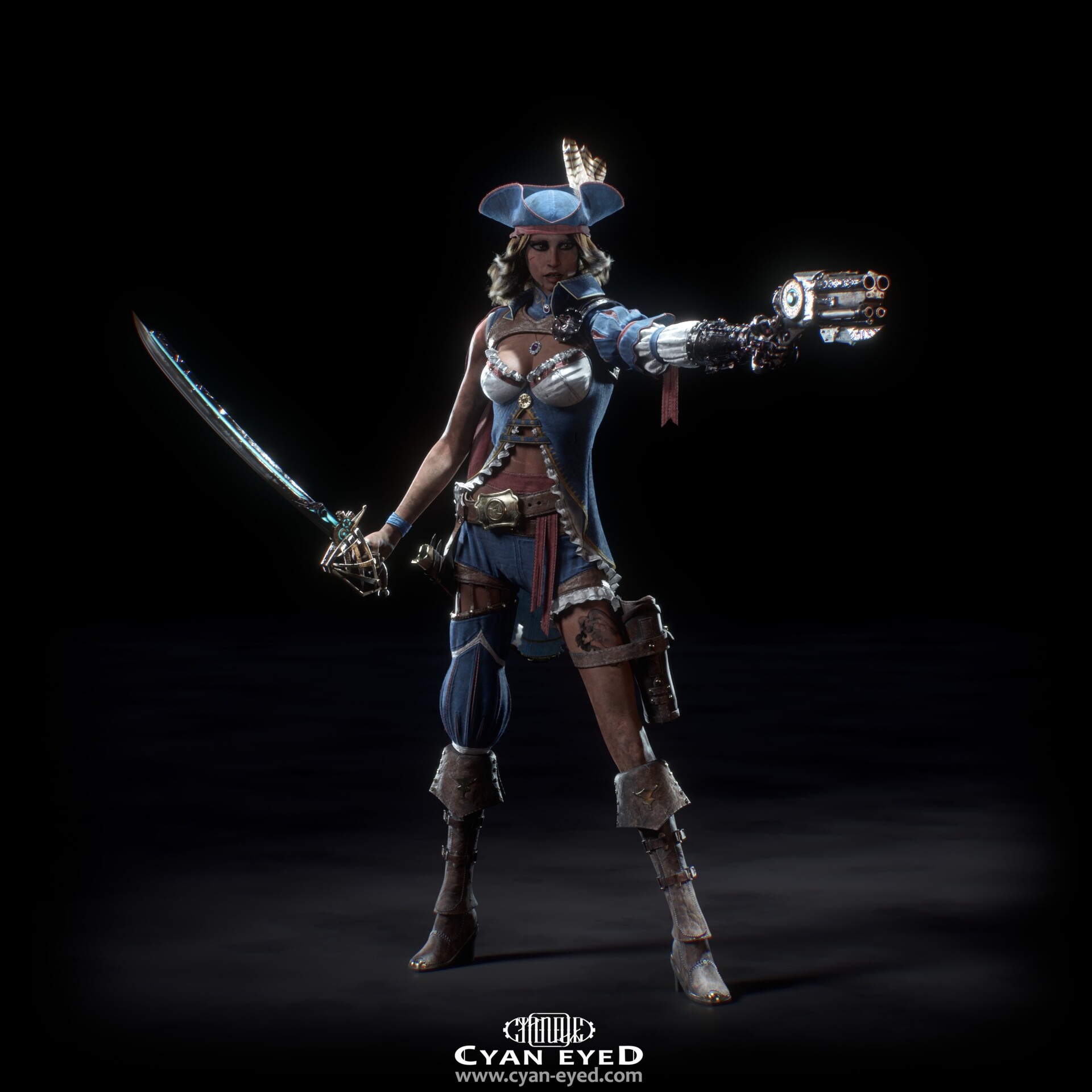 GroomTD/LookDev - Andrew Krivulya - Grooming/Lookdev for Cyan Eyed from ...