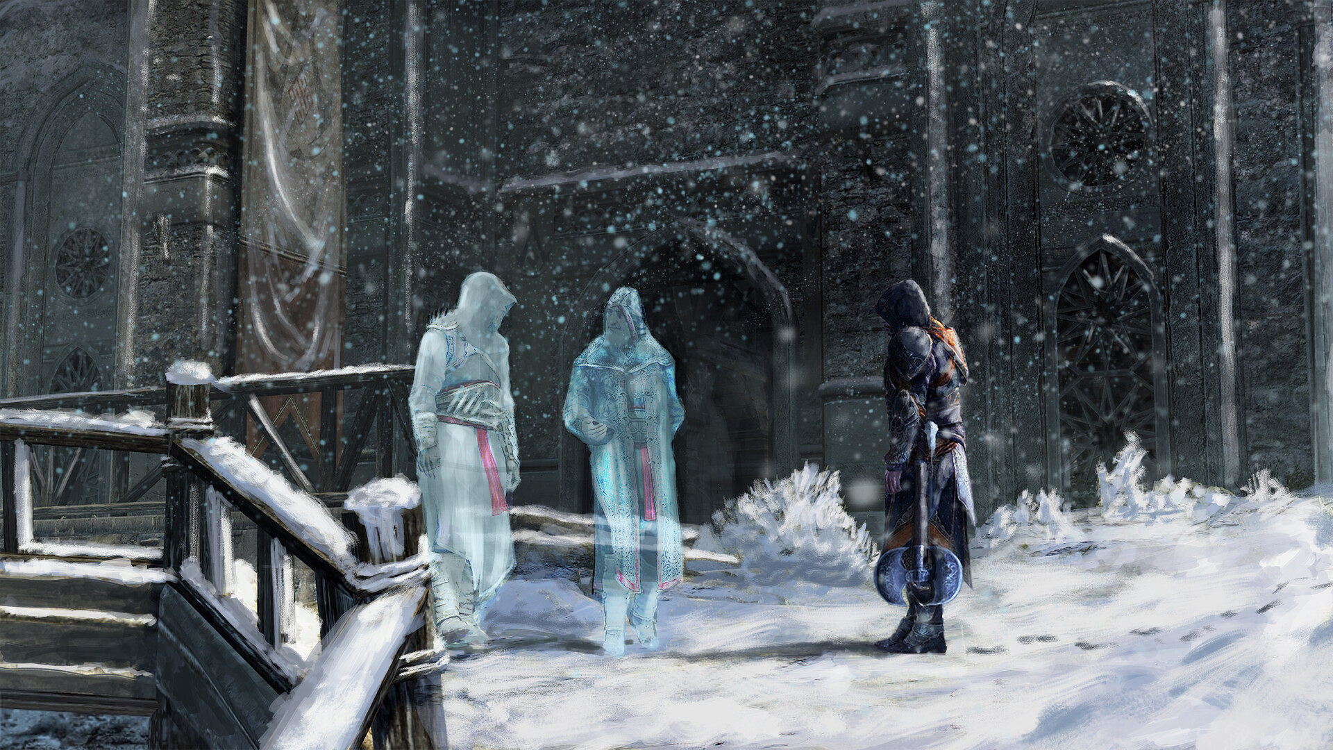 ArtStation - Ezio at Masyaf: AC Revelations