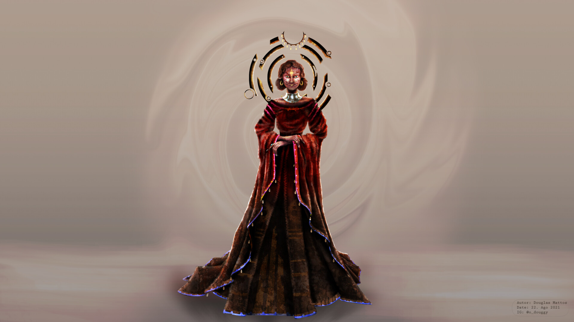 ArtStation - Red Velvet Cyber Queen Concept