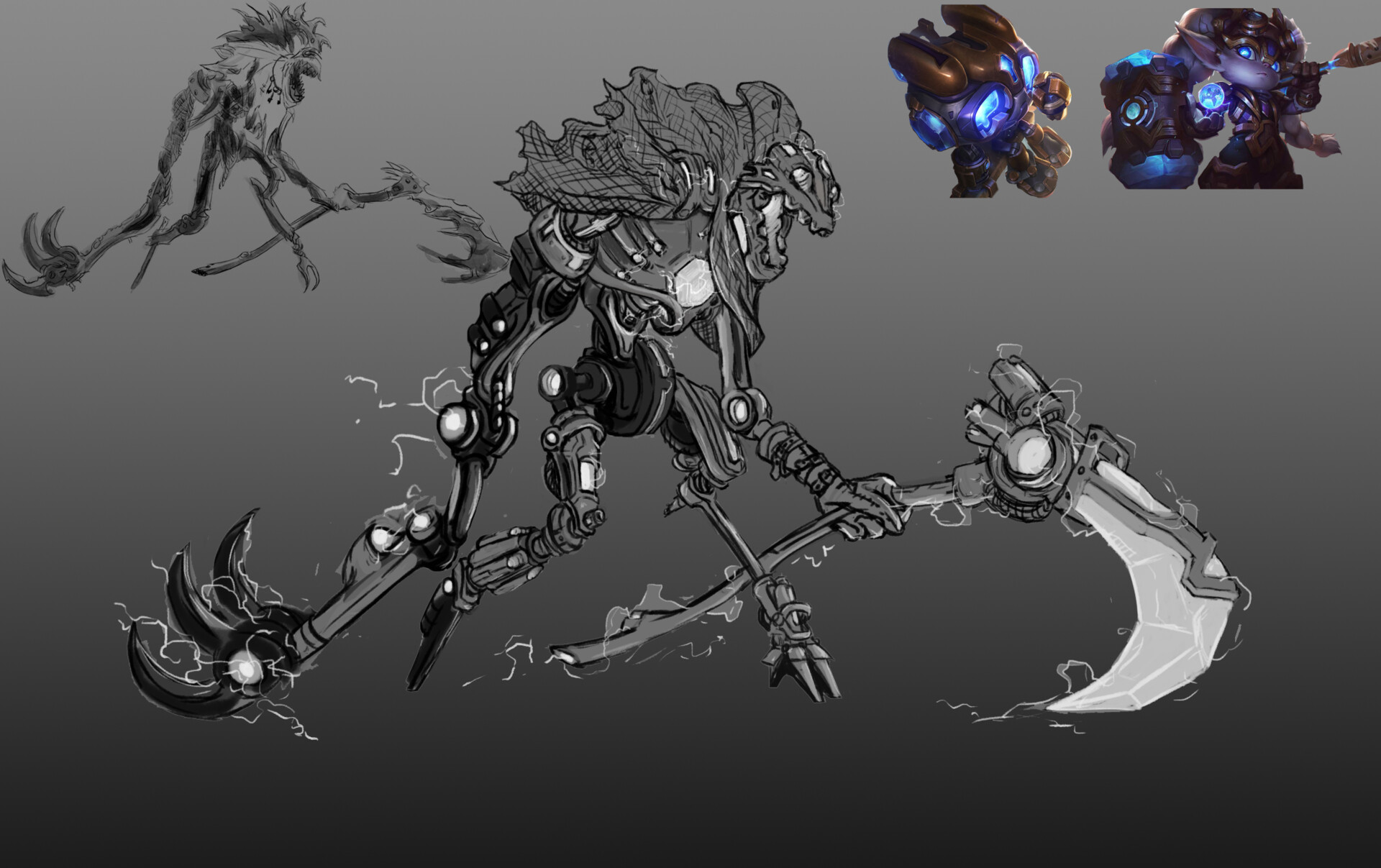 ArtStation - Hextech Fiddlesticks (in work)
