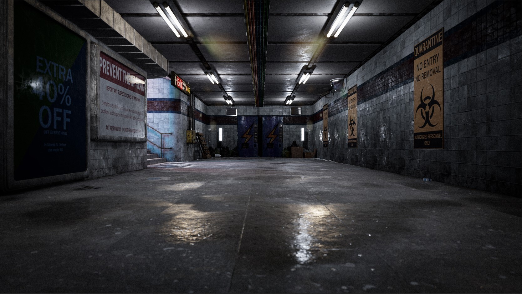 ArtStation - Dingy Subway