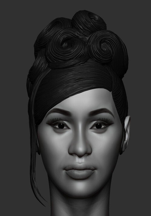 ArtStation - "Cardi B" likeness