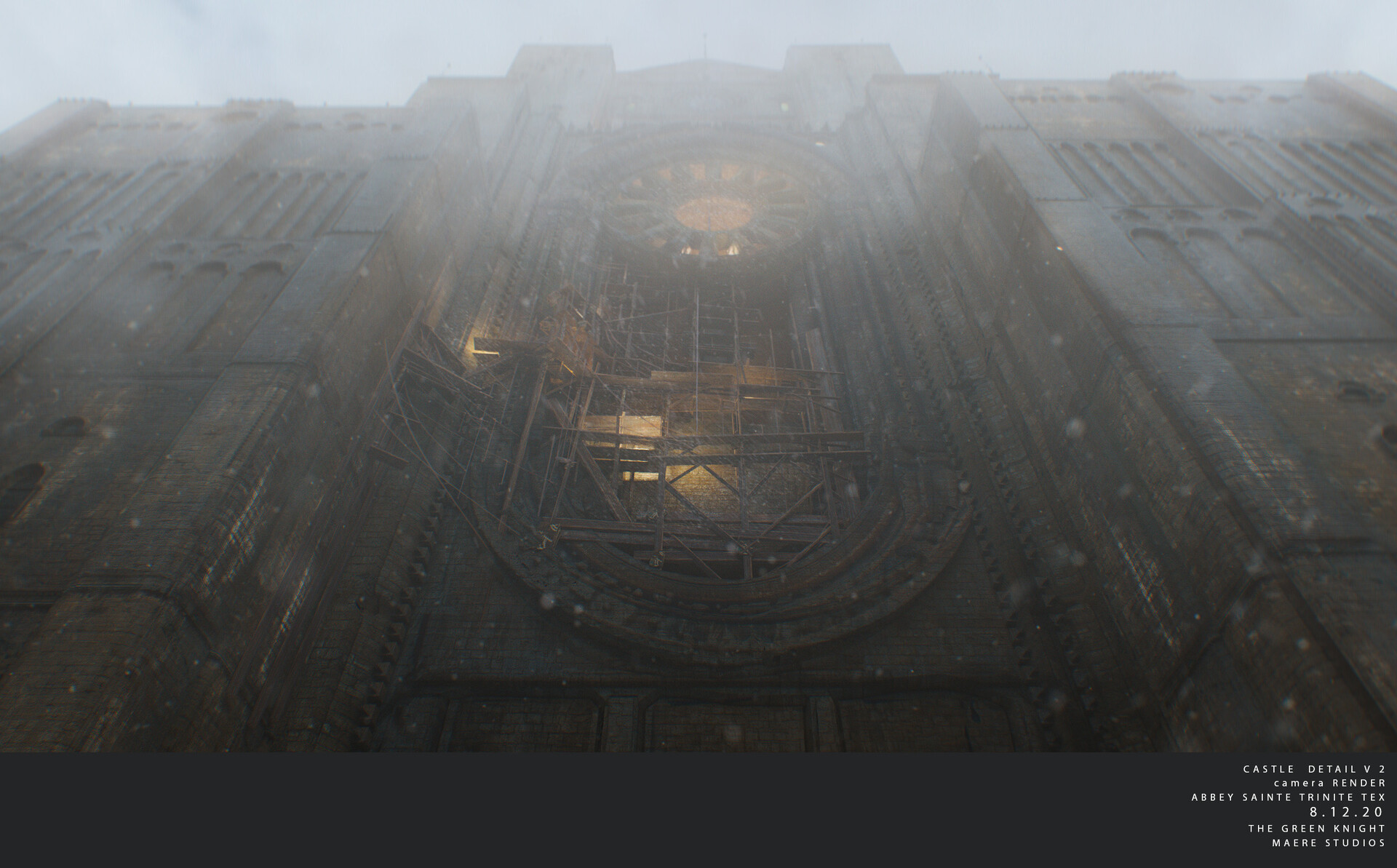 Maere Studios - THE GREEN KNIGHT - Castle Process and Design