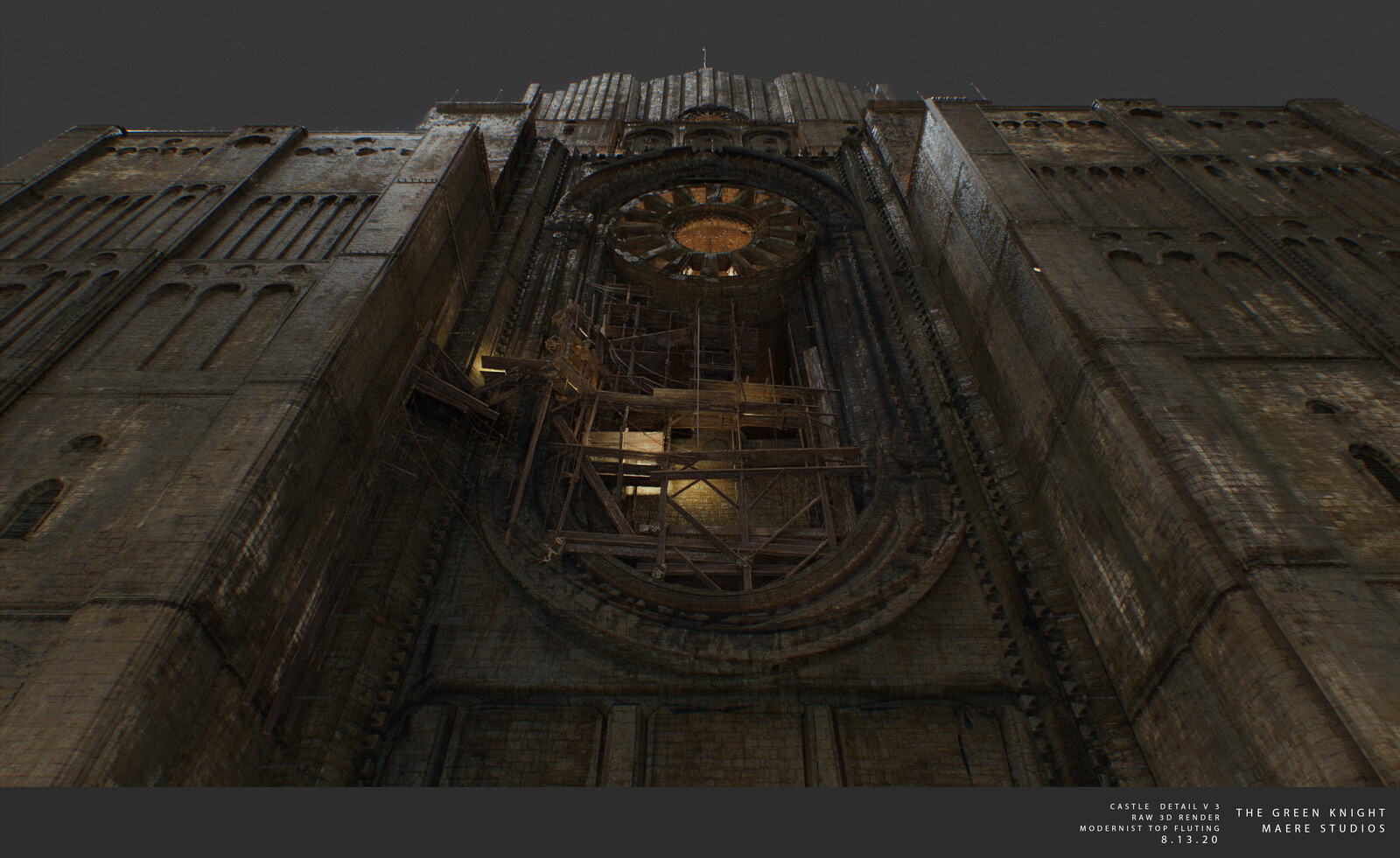 Maere Studios - THE GREEN KNIGHT - Castle Process and Design