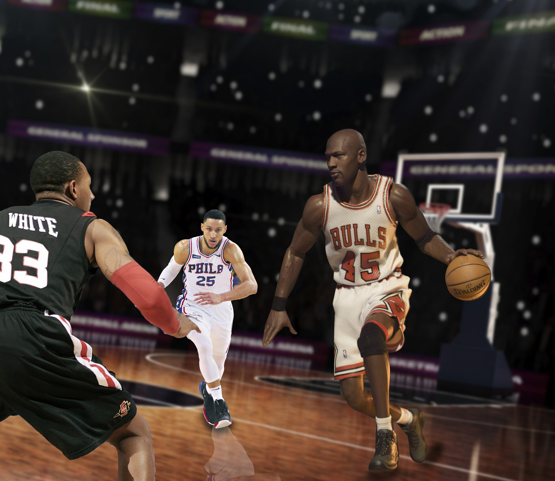 ArtStation - Basketball - Image Composition