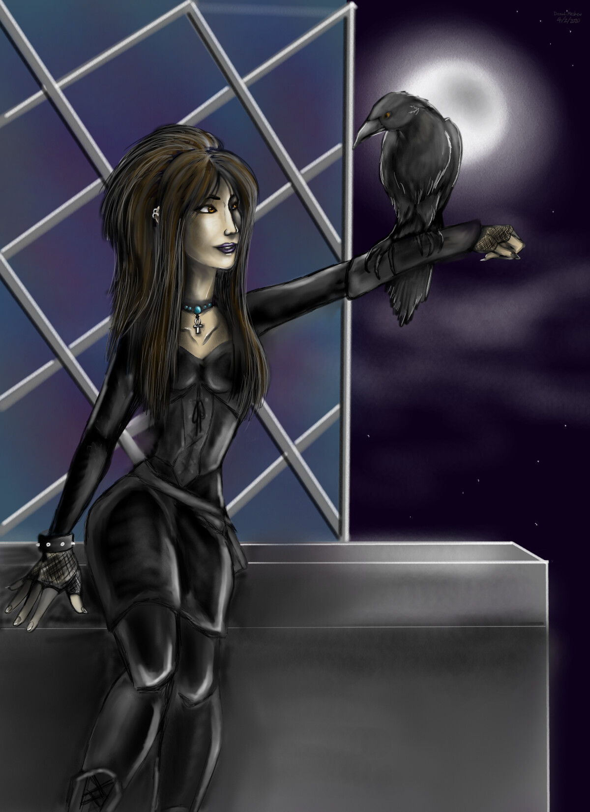 ArtStation - Gothic Raven(Updated)