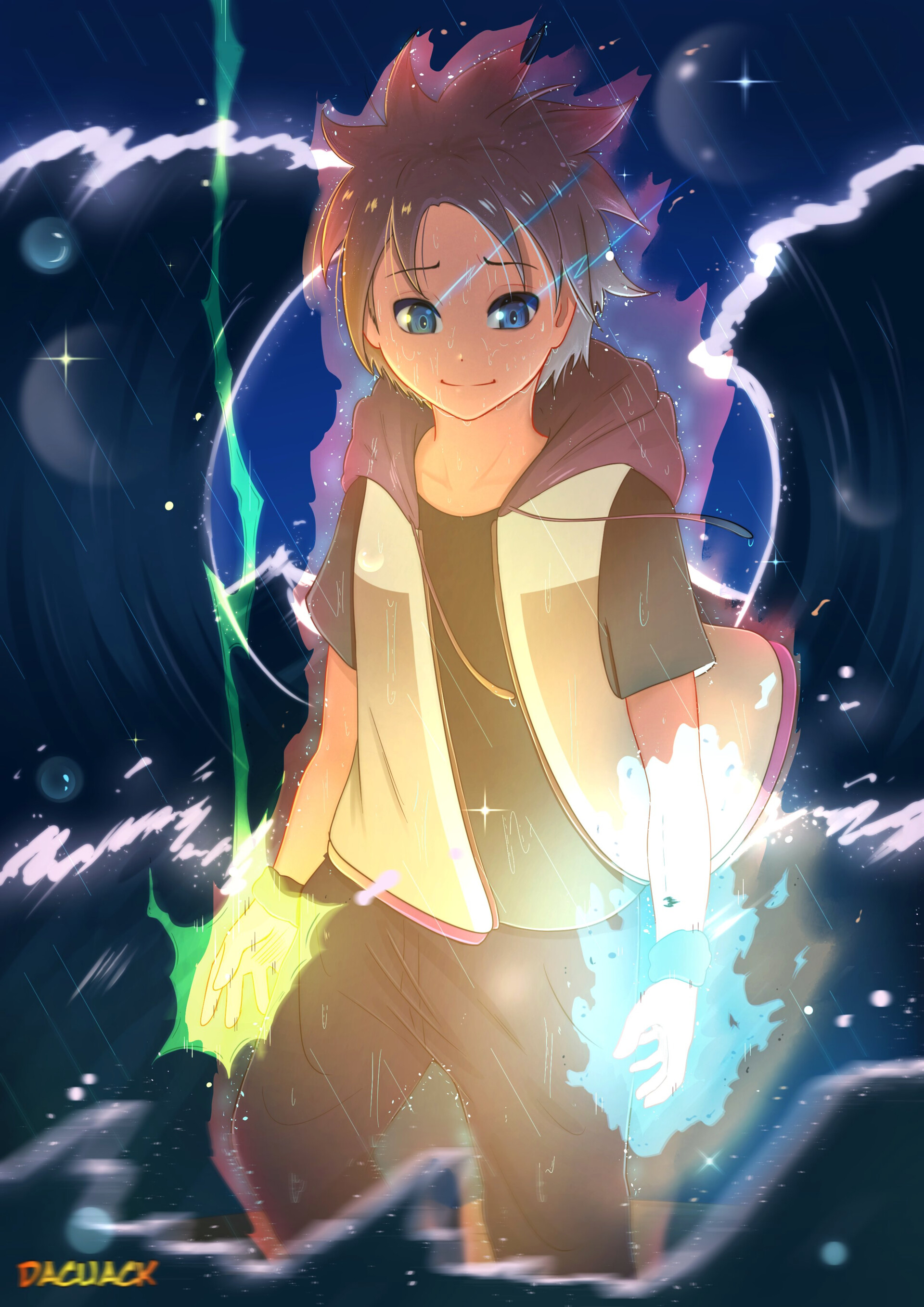 ArtStation - Blue Fire