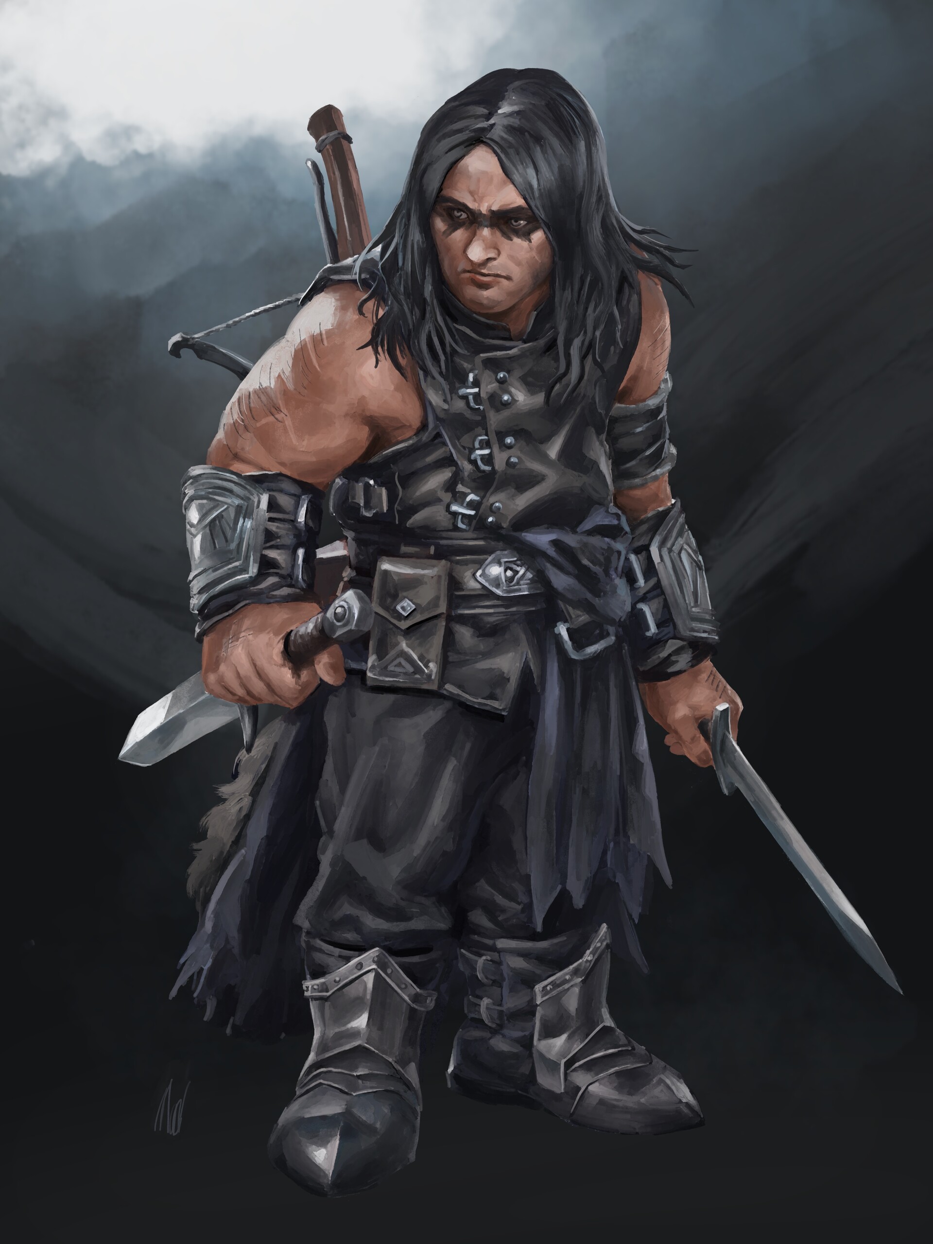 ArtStation - Goth Male Dwarf