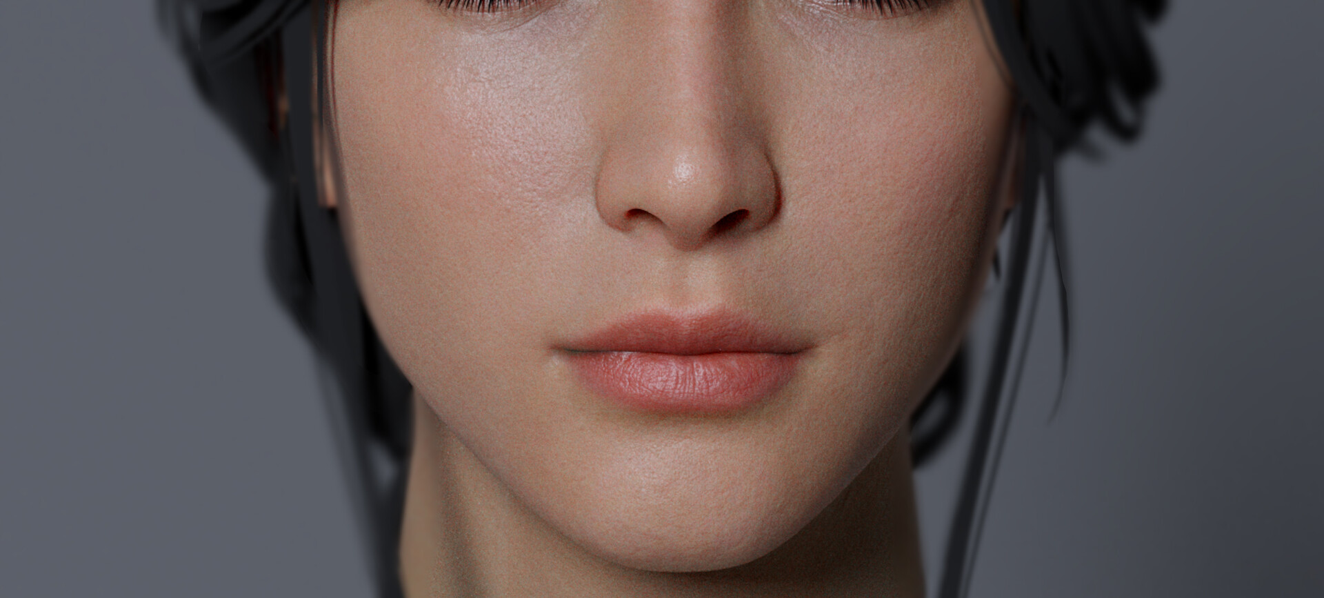 ArtStation - Real skin rendering test of Asian female characters