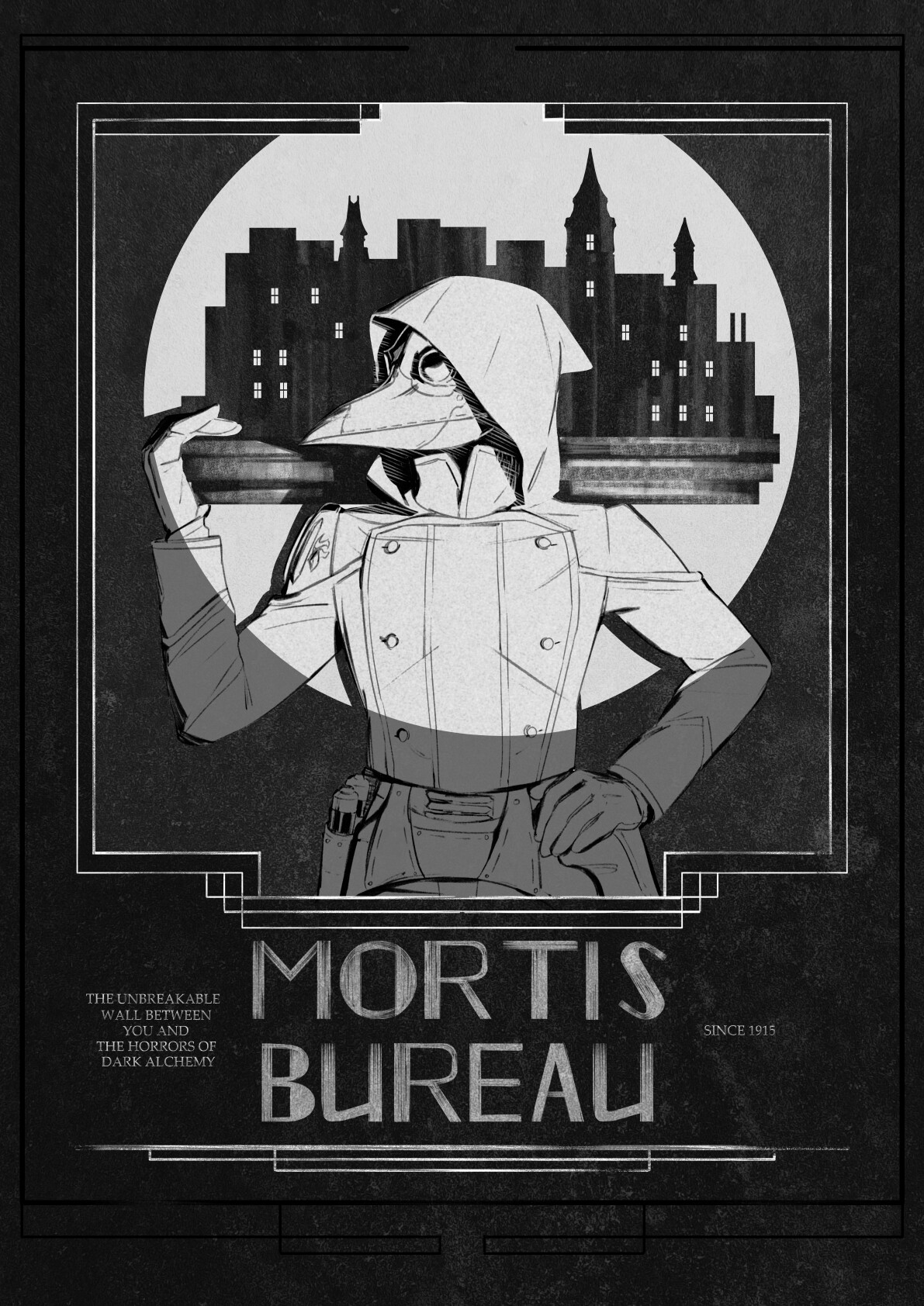 ArtStation - MORTIS BUREAU propaganda posters