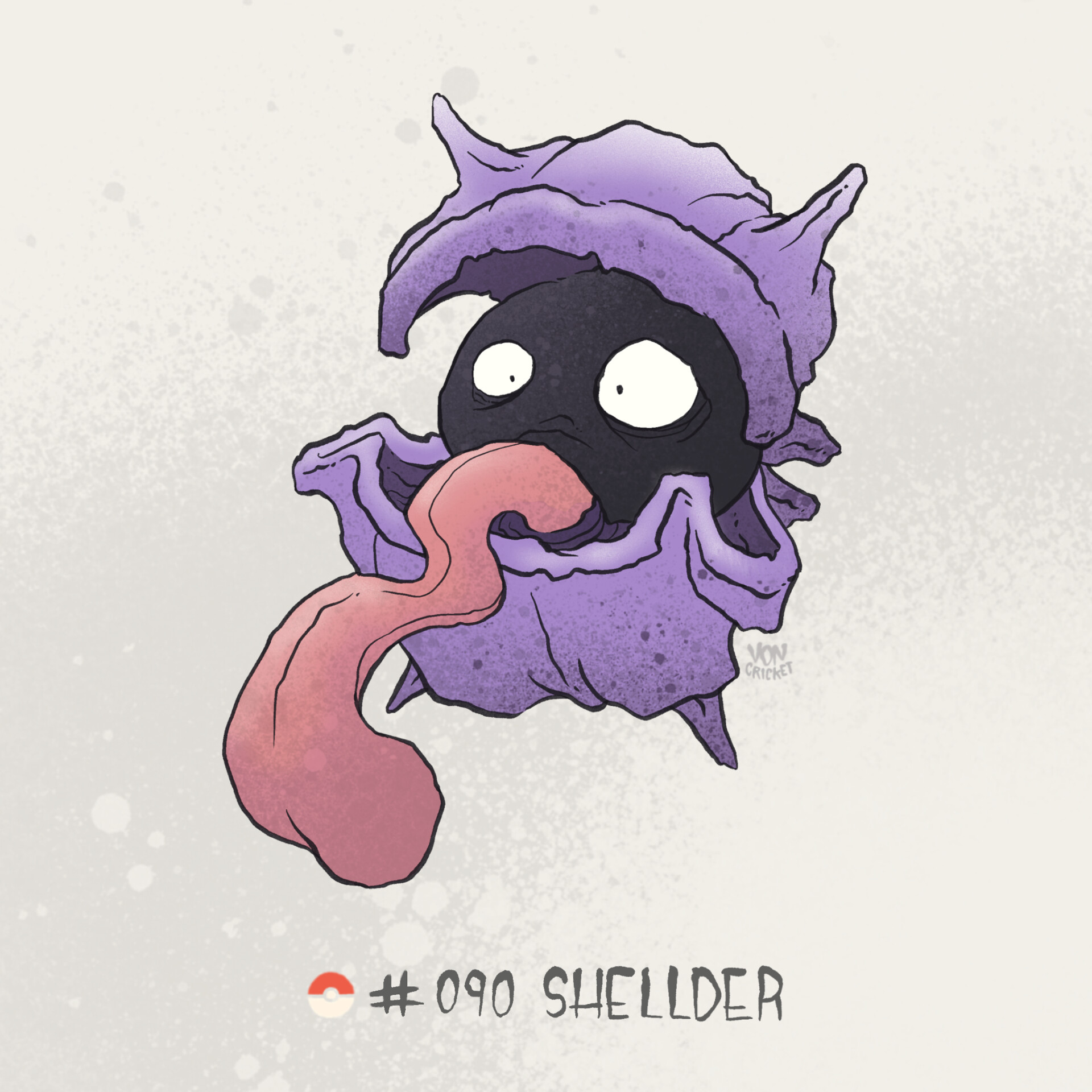 ArtStation - #090 Shellder