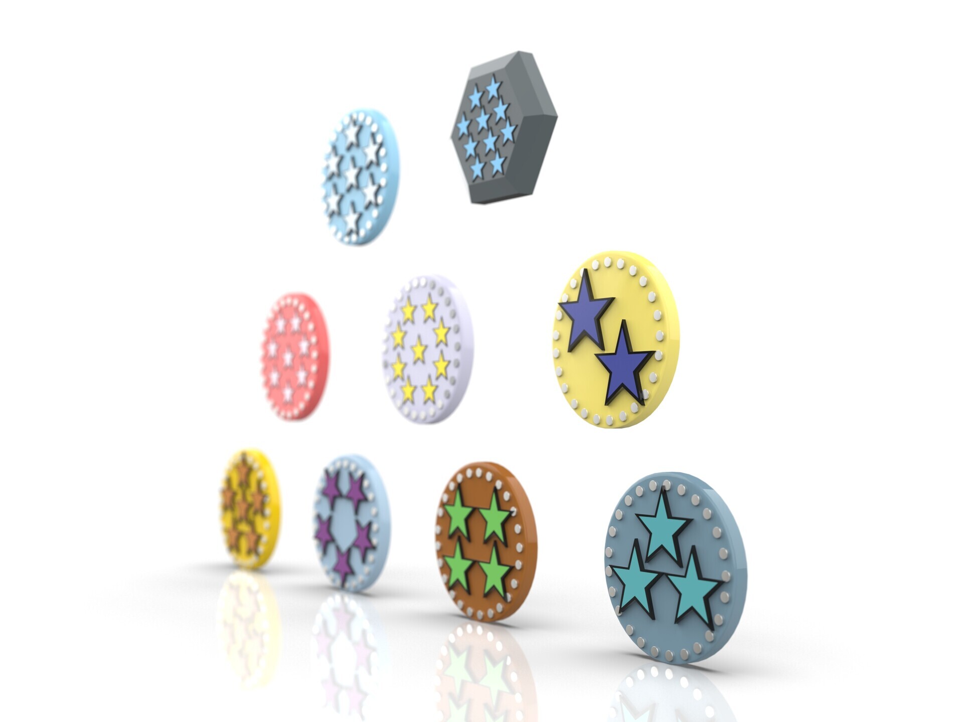 ArtStation - Stars Models Rendering