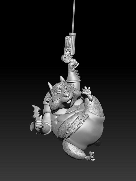 ArtStation - hamster batman