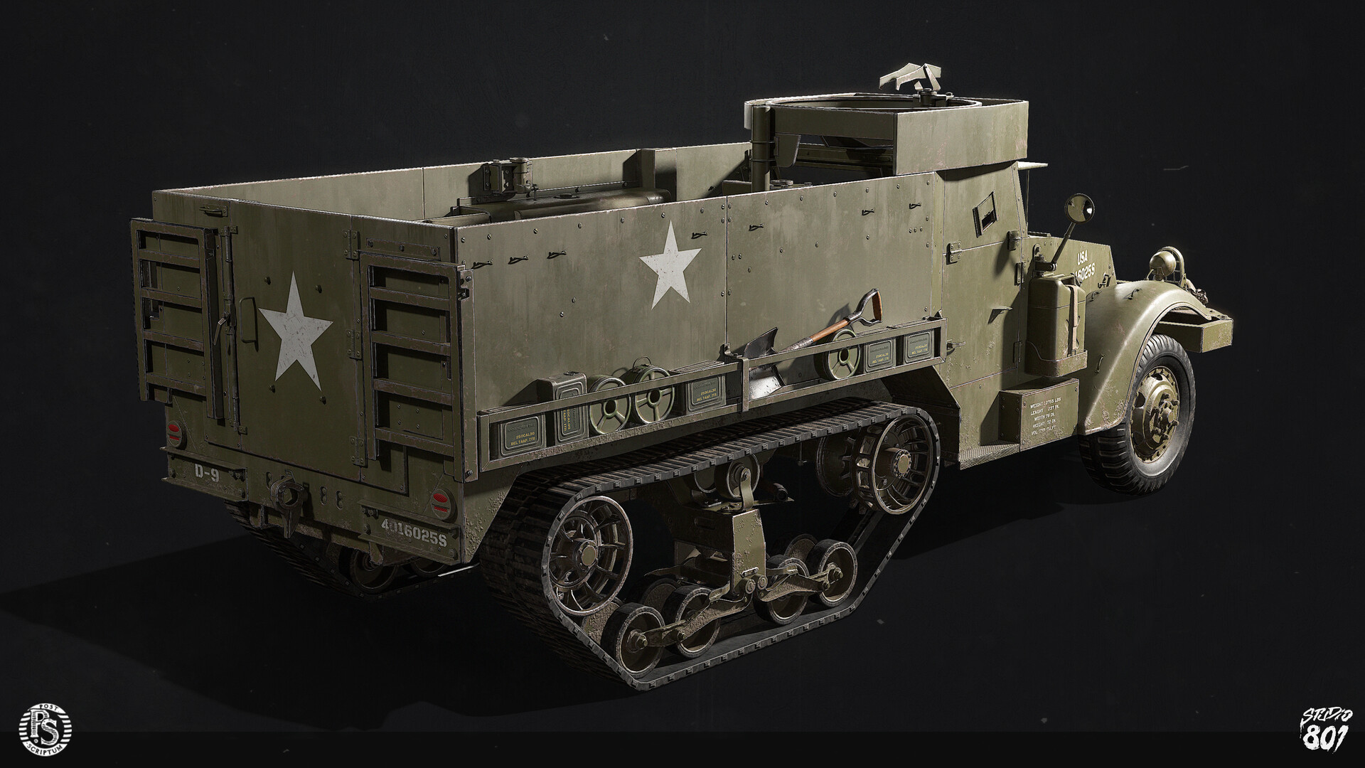 Game Development - M3A1 Halftrack