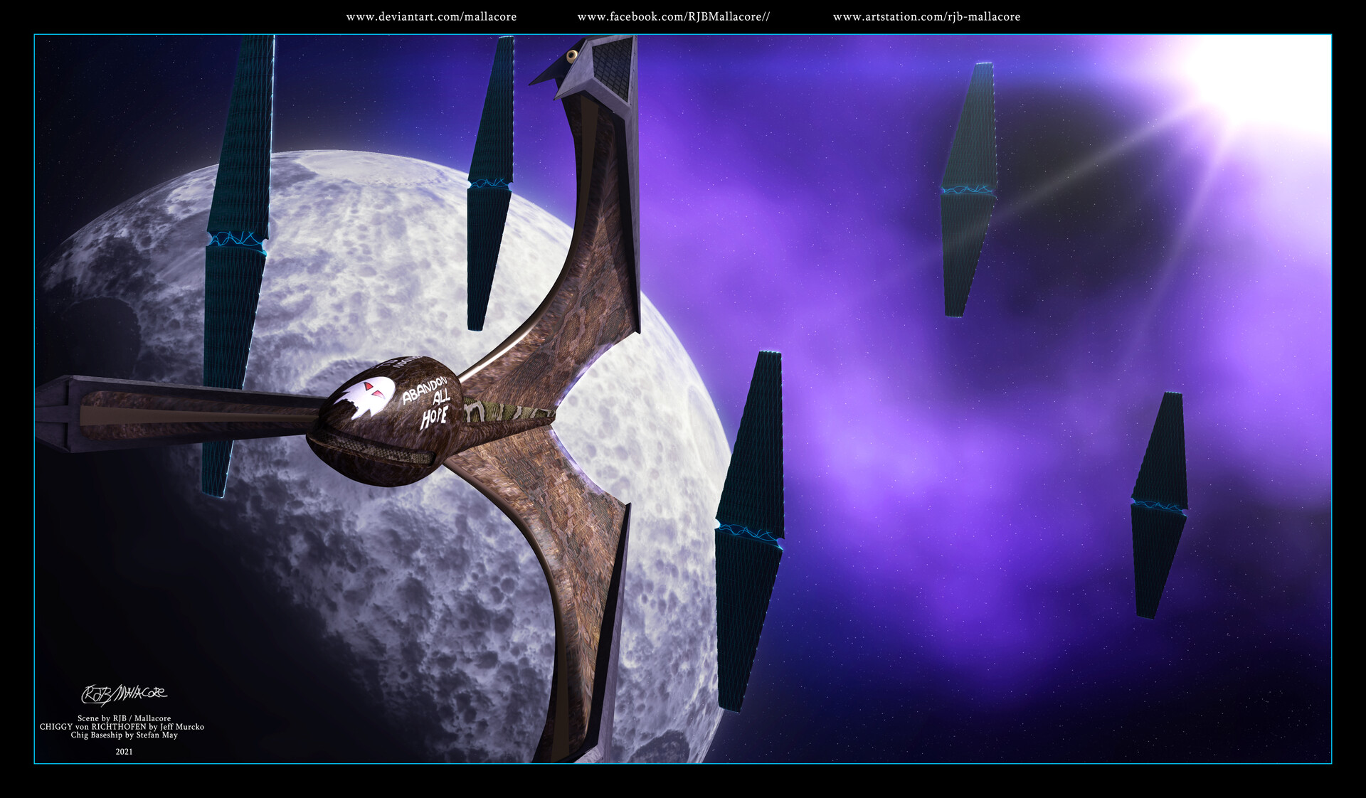 ArtStation - Space: Above and Beyond - Fleet 1 - 2021