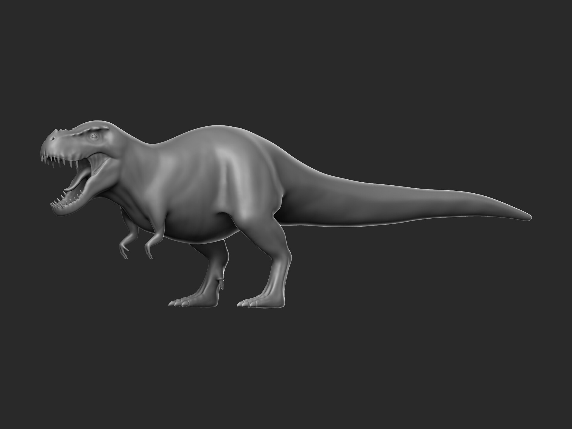 ArtStation - T- rex anatomy (WIP)