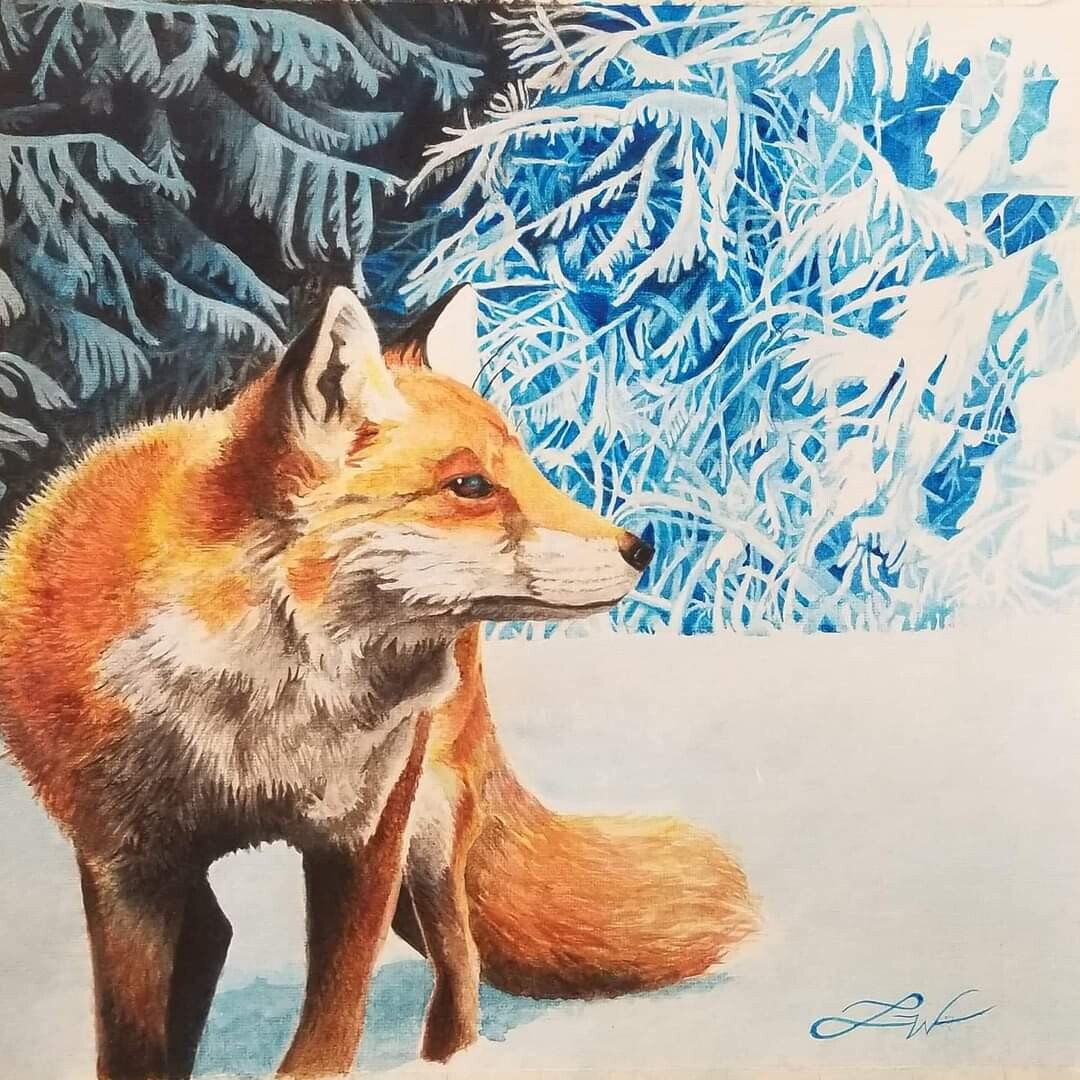 ArtStation - Fox in Winter