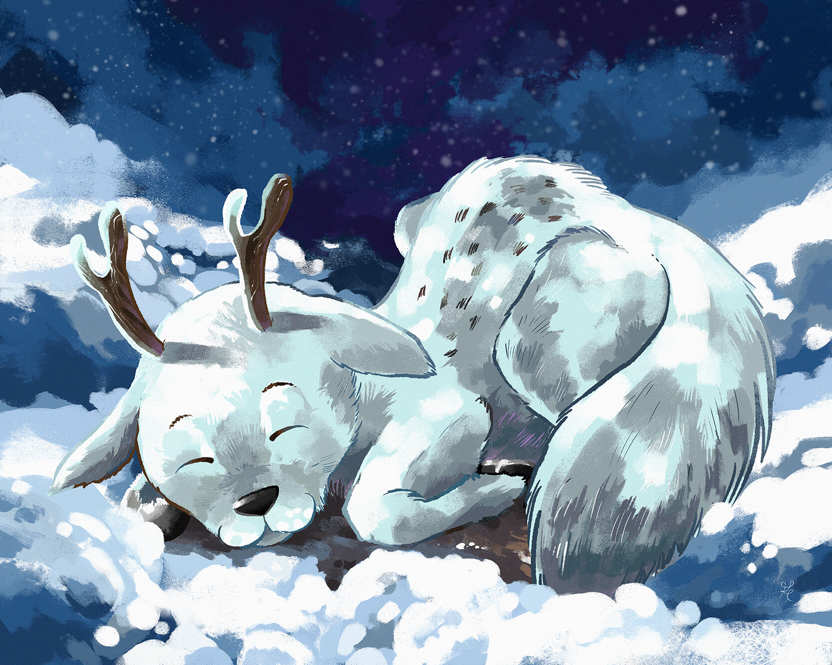 ArtStation - Twig, the deerfox