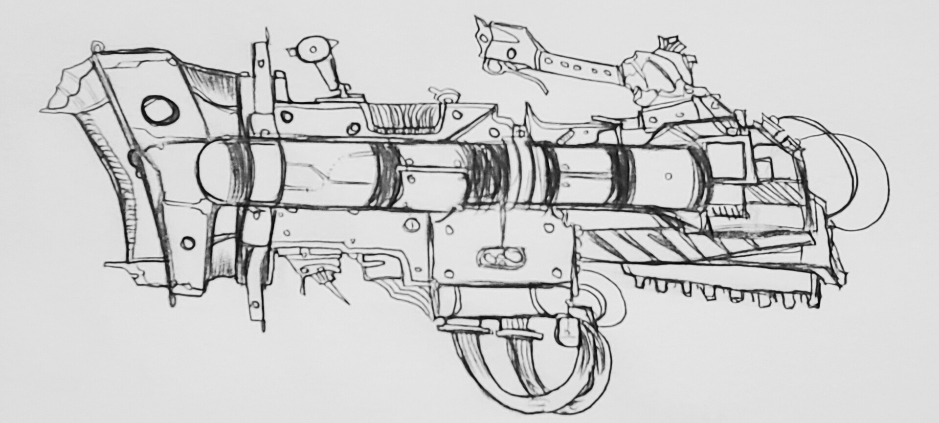 ArtStation - BFG Futuristic Gun Concept - Combined Refined