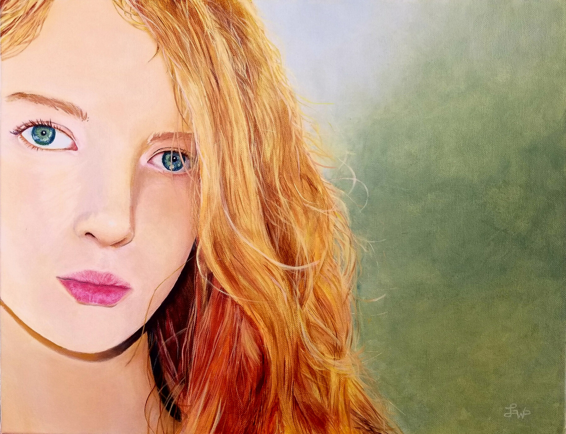 ArtStation - Red-haired Woman