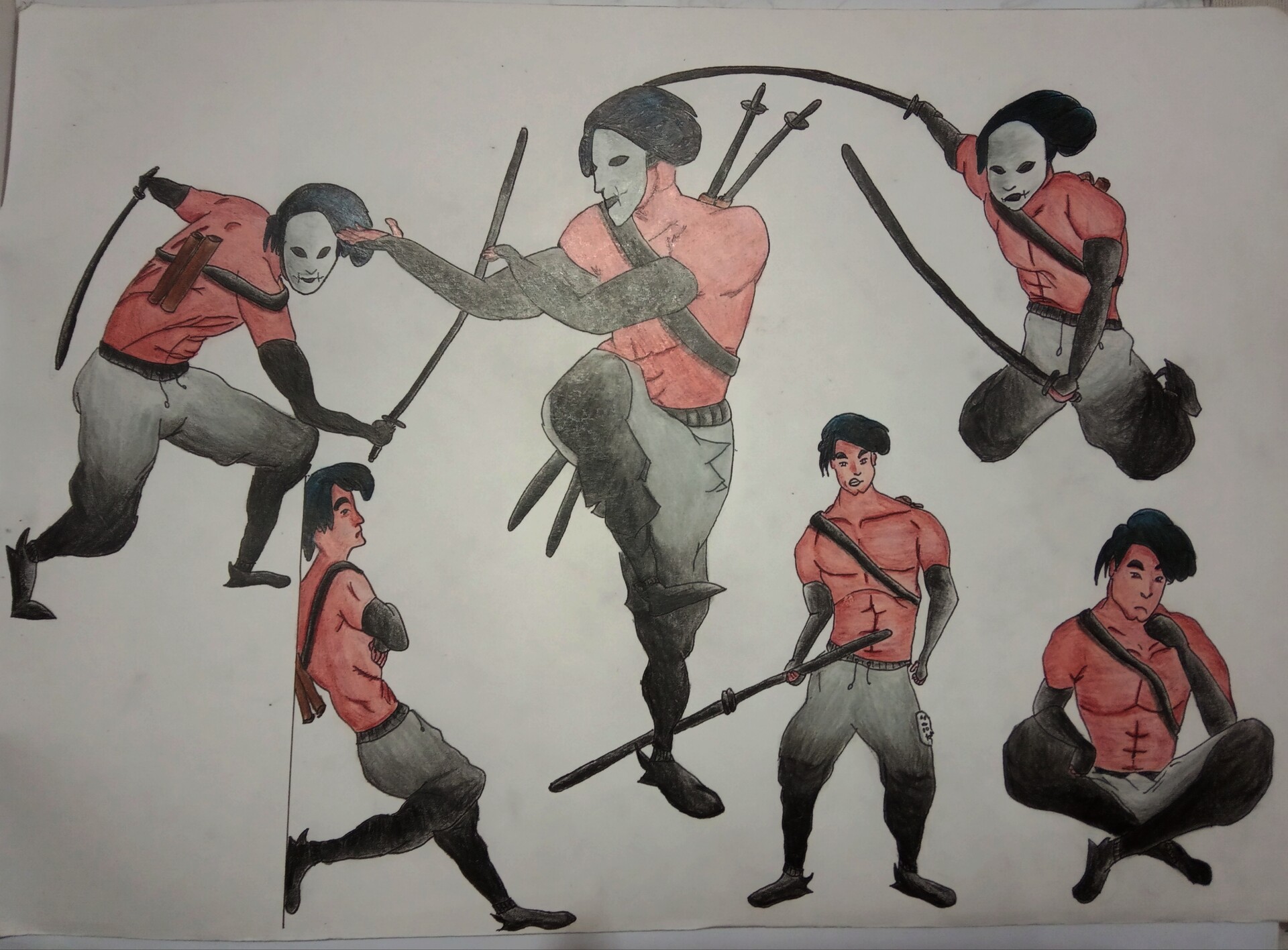 ArtStation - Manual Drawing From Real Character into 2D Dream Character