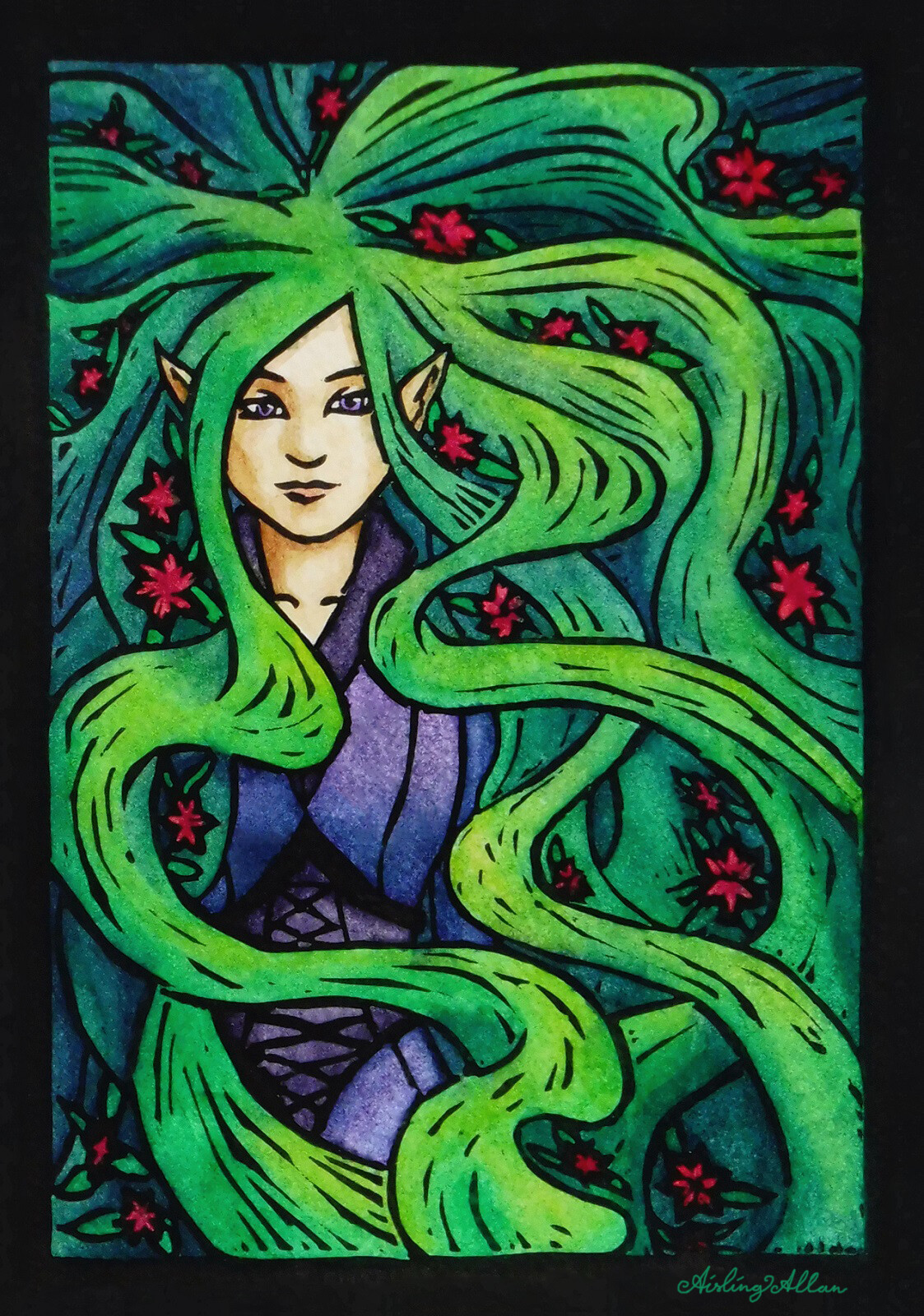 ArtStation - Flower Elf