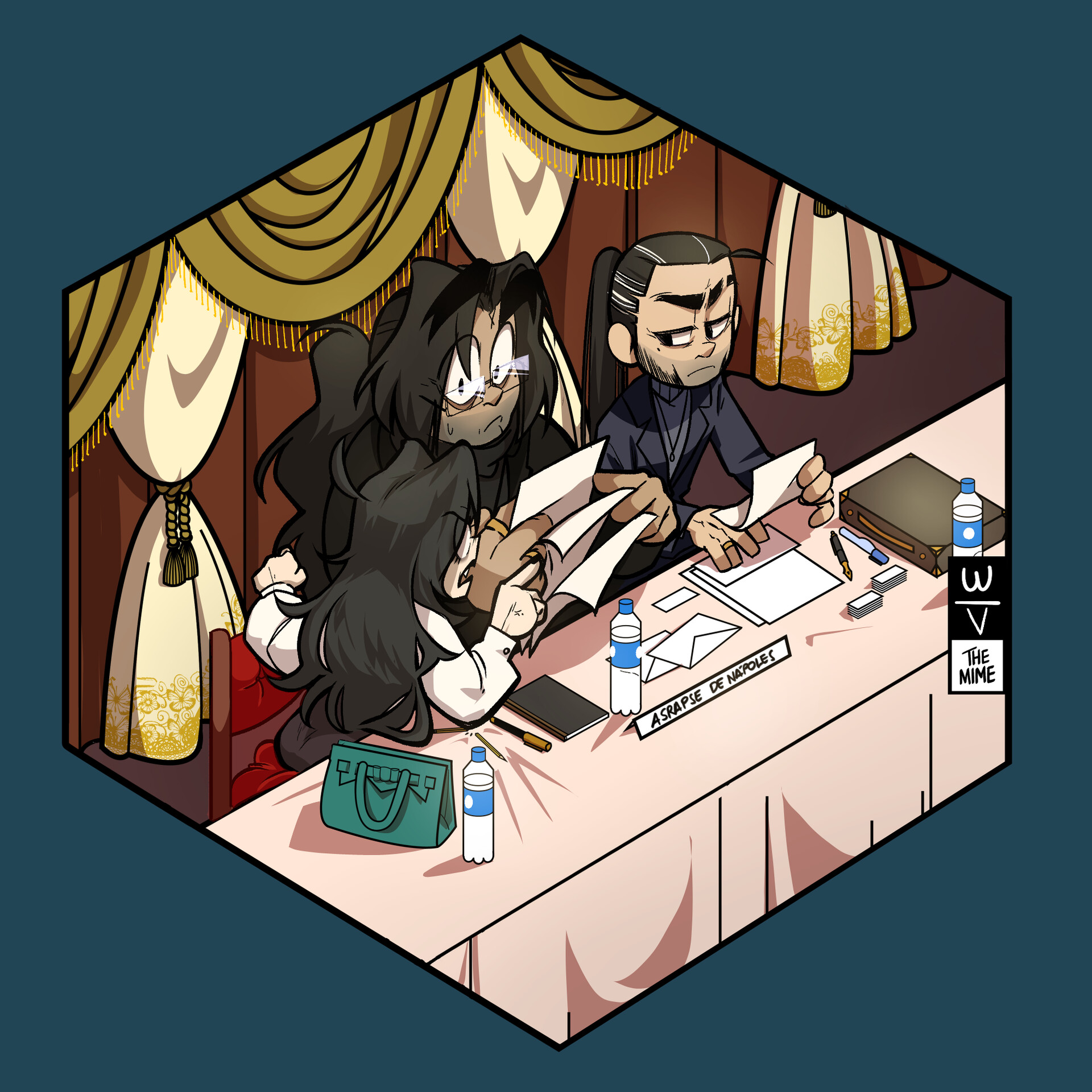 ArtStation - ILLUSTRATION | liam x Olger x Arlin | RED COMIC