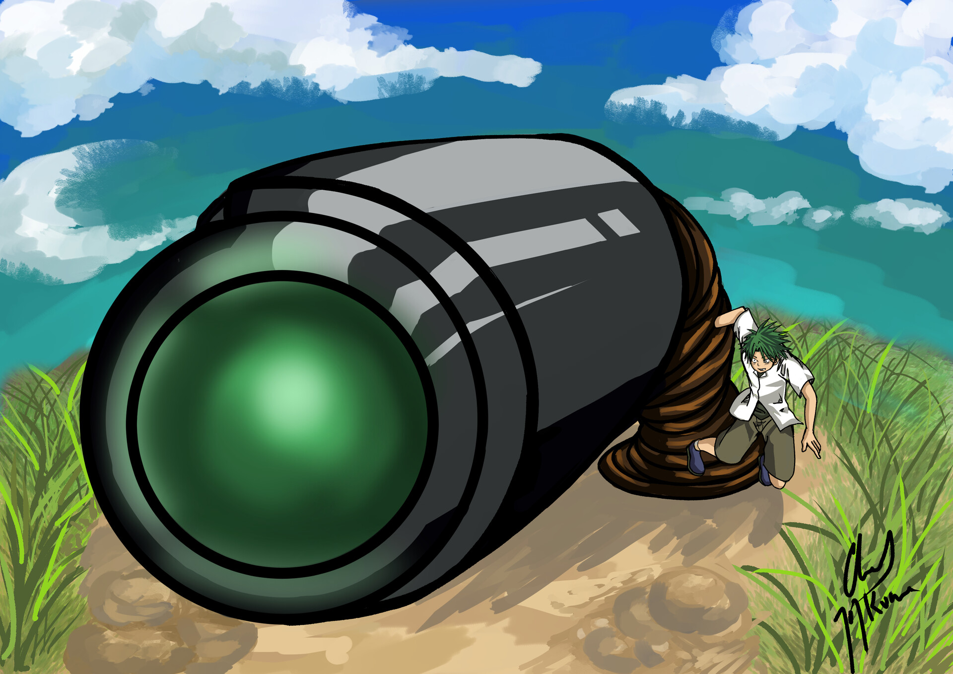 ArtStation - Kosuke Ueki Fighting Scene