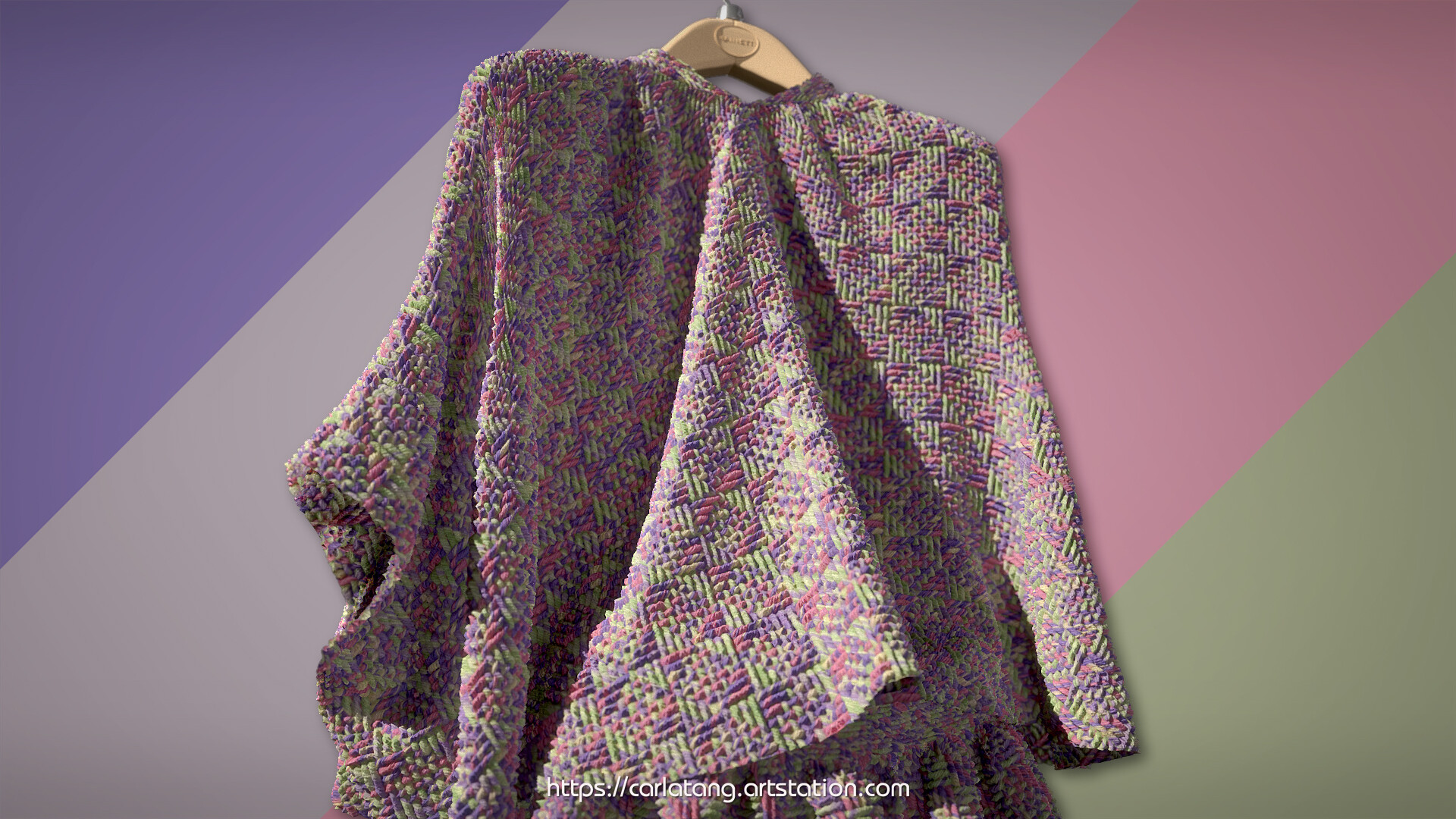ArtStation - woollen fabric