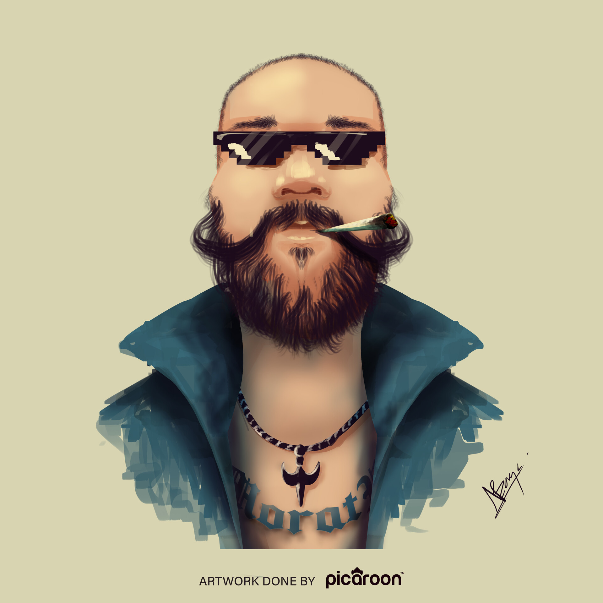 ArtStation - Thug man SANAM is back