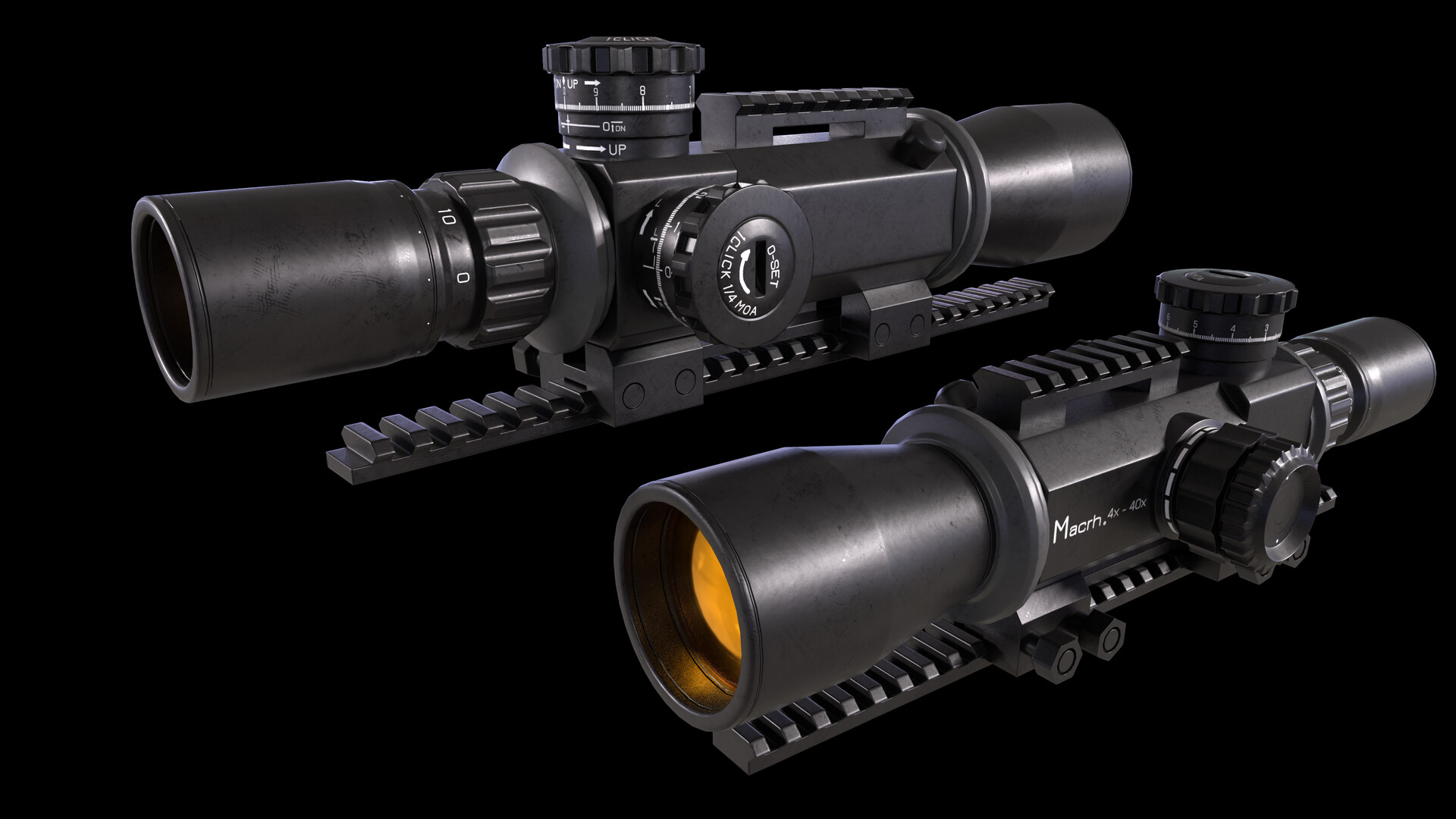 ArtStation - Optical sight March Genesis 4-40x