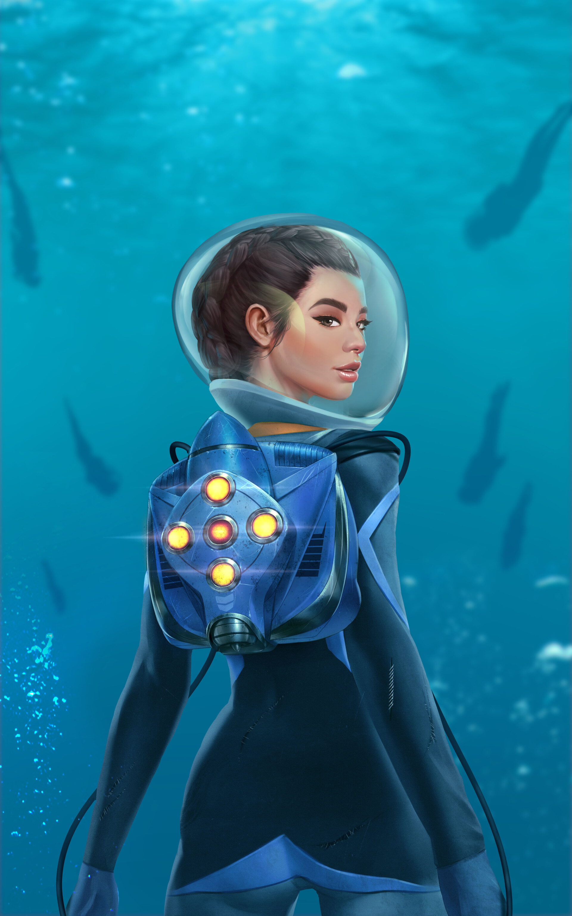 ArtStation - Female Diver