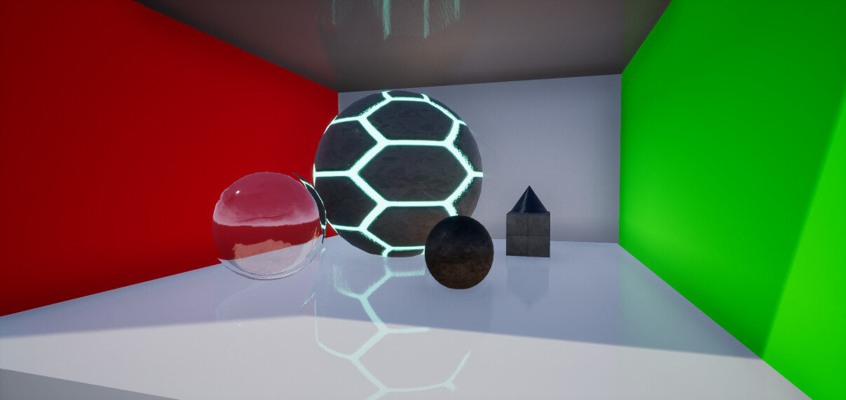 ArtStation - Red and Green Room