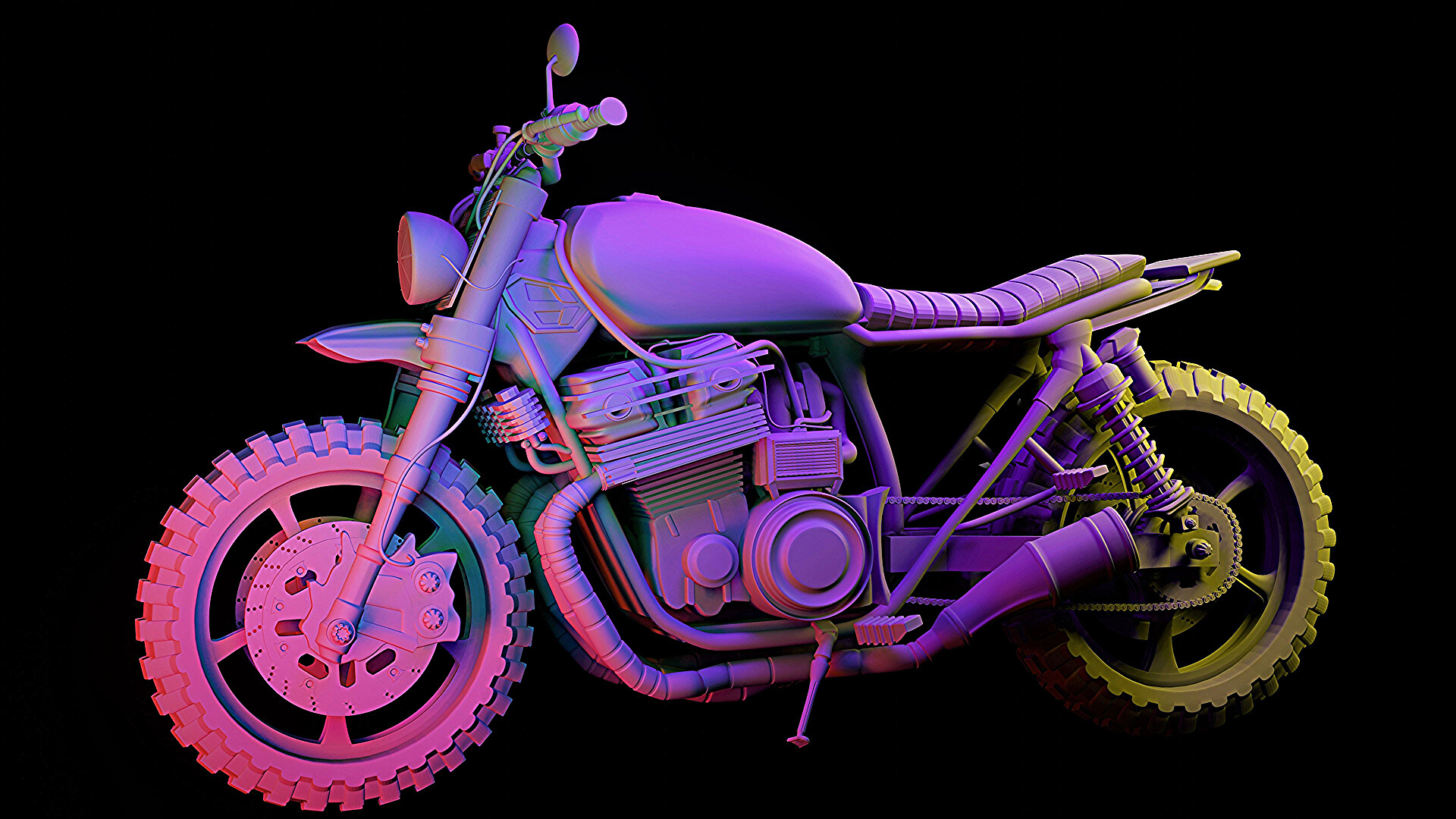 ArtStation - The Walking Dead Daryl Bike