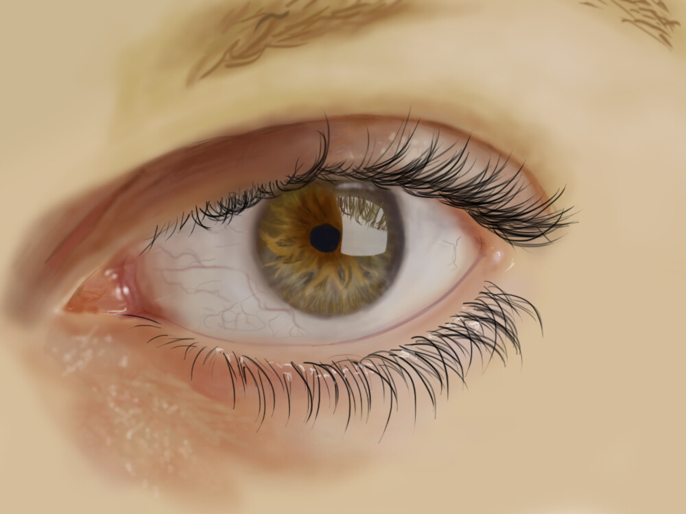 ArtStation - Digital painting eye