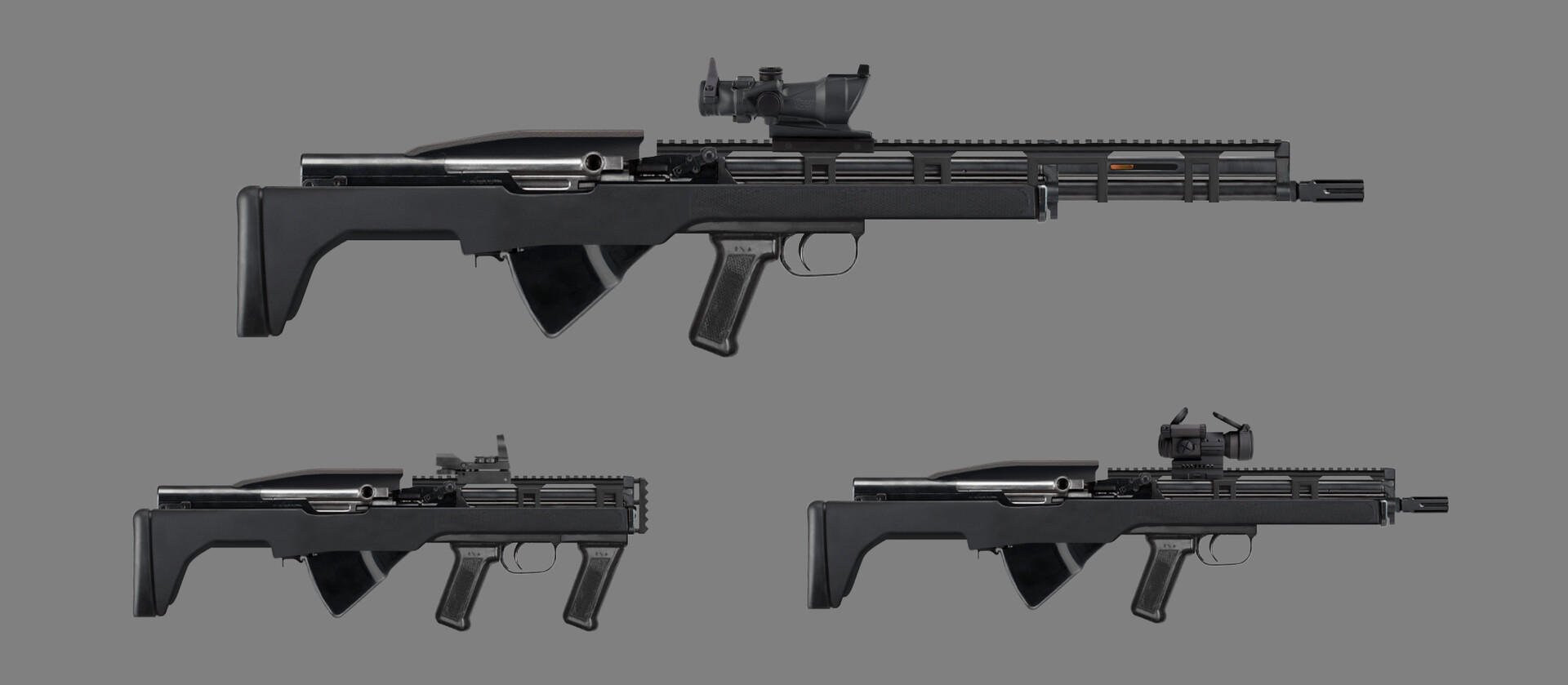Alexander Kriegerman - SKS rifle concept