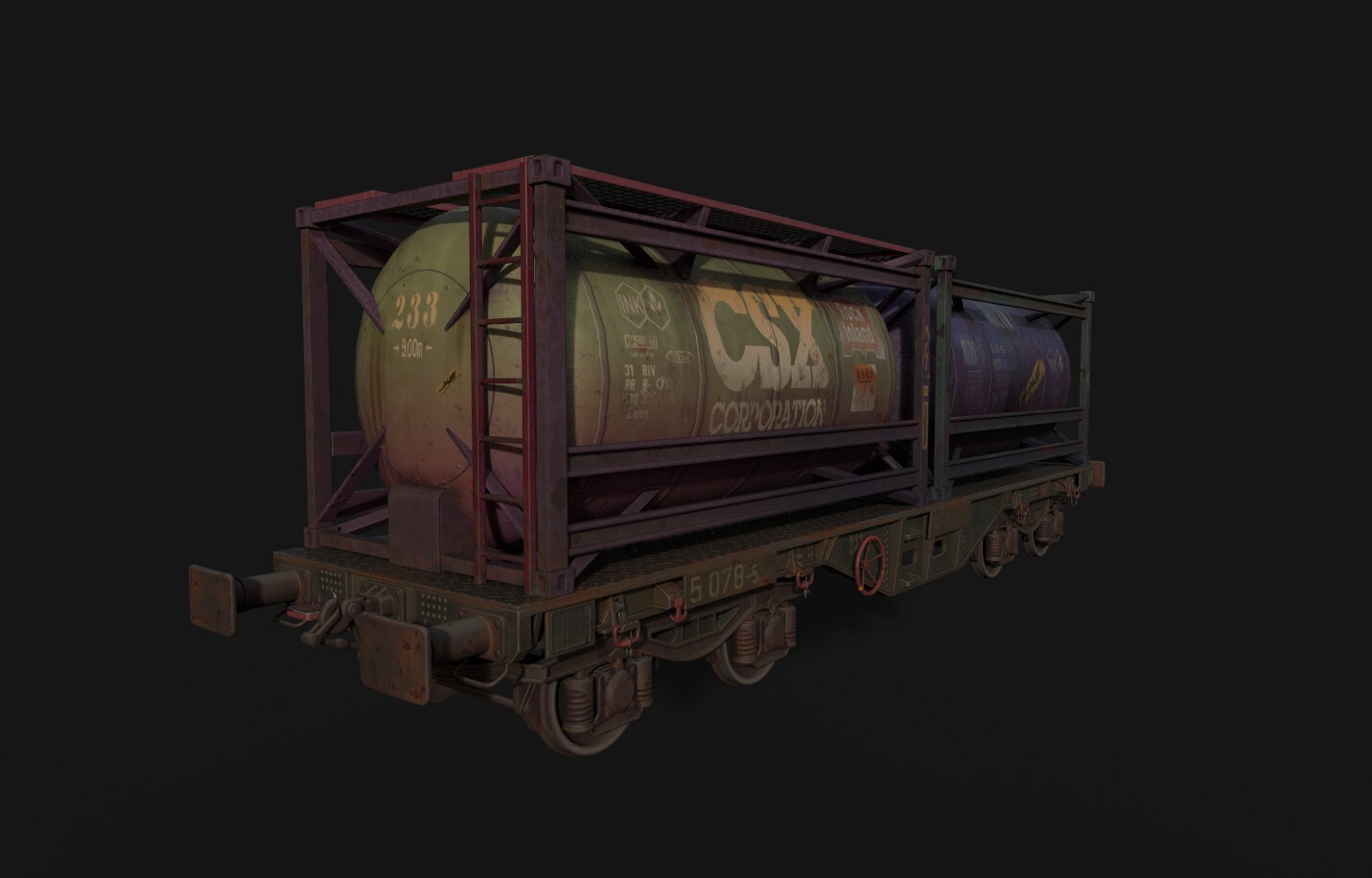 ArtStation - Old train wagon texture