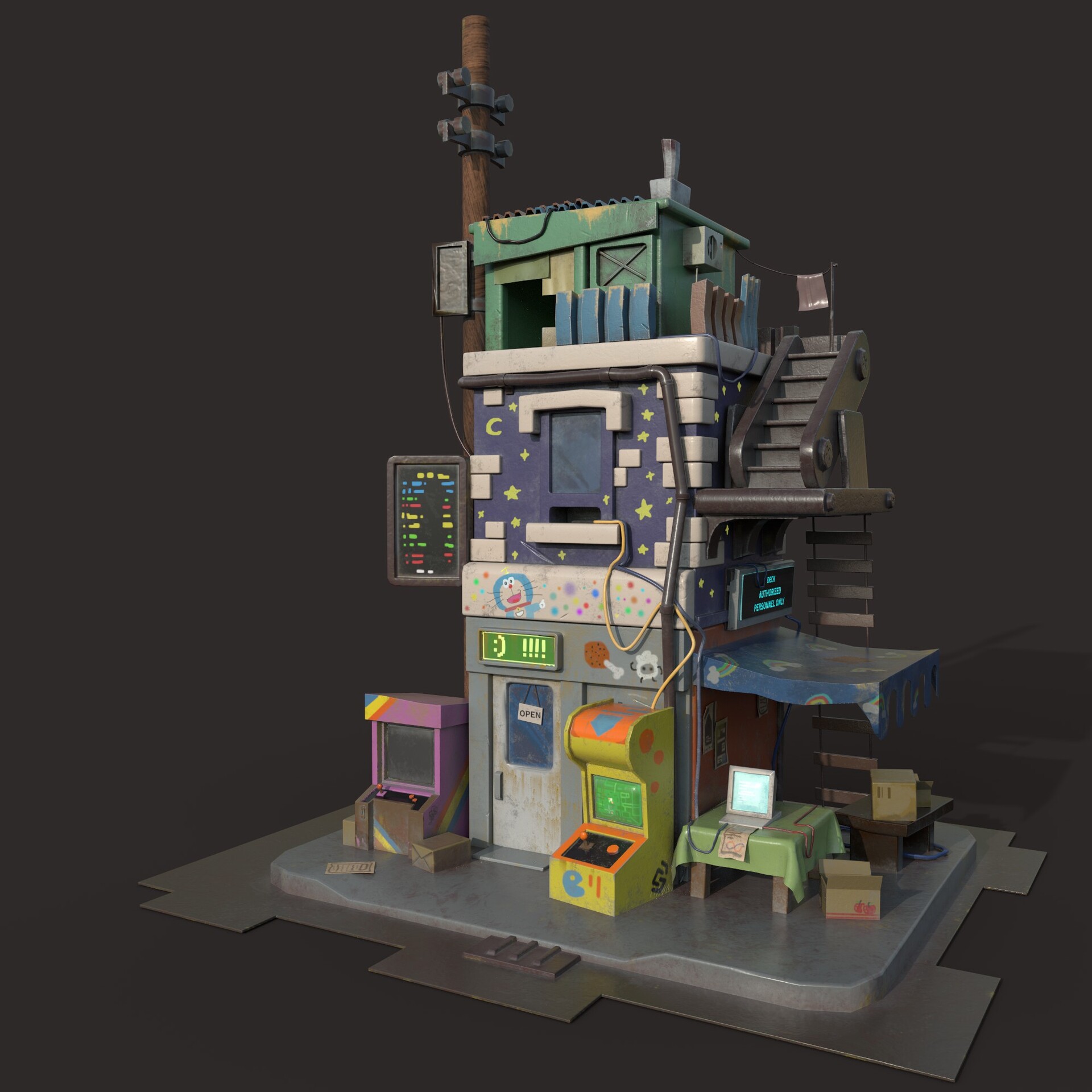 ArtStation - Cartoon house