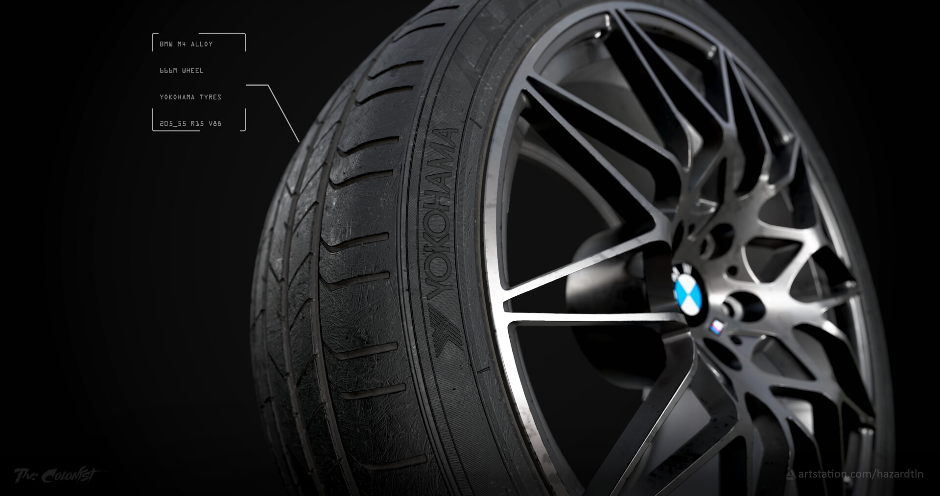 THREE COLONIST - BMW ALLOY M4 666M 20"