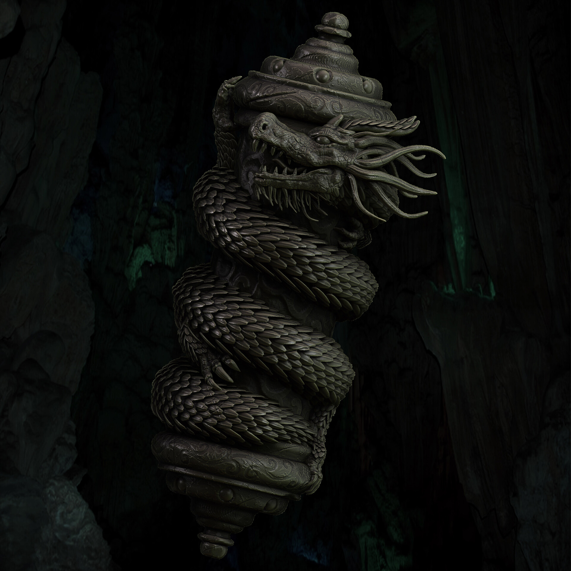 ArtStation - DRAGON SCROLL