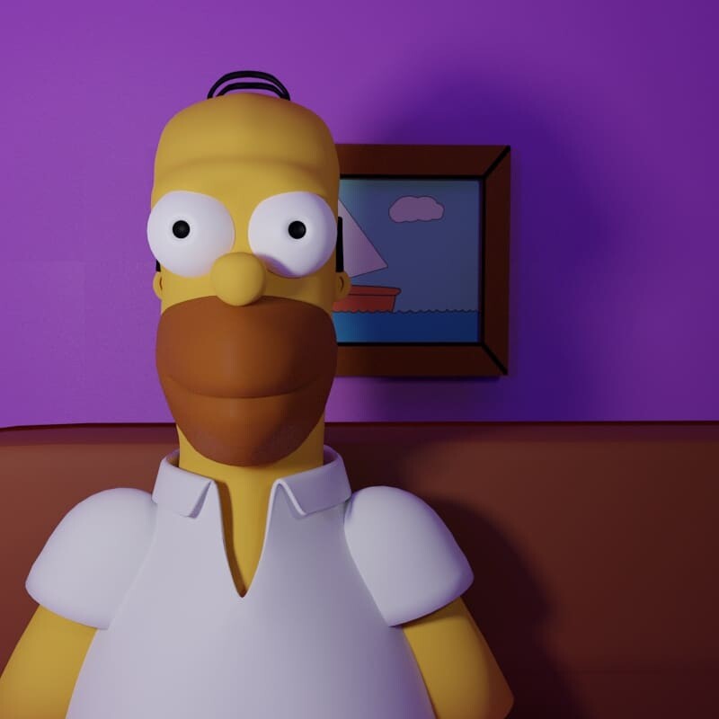 ArtStation - Homer Simpson