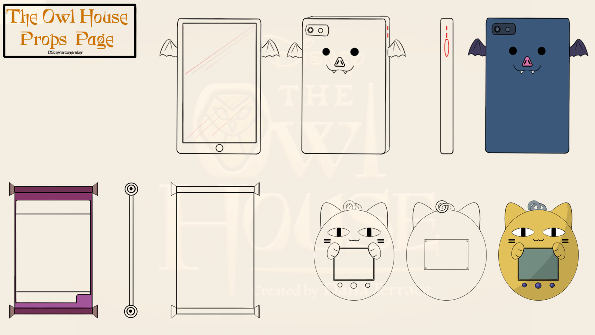 ArtStation - Props Page: The Owl House _4