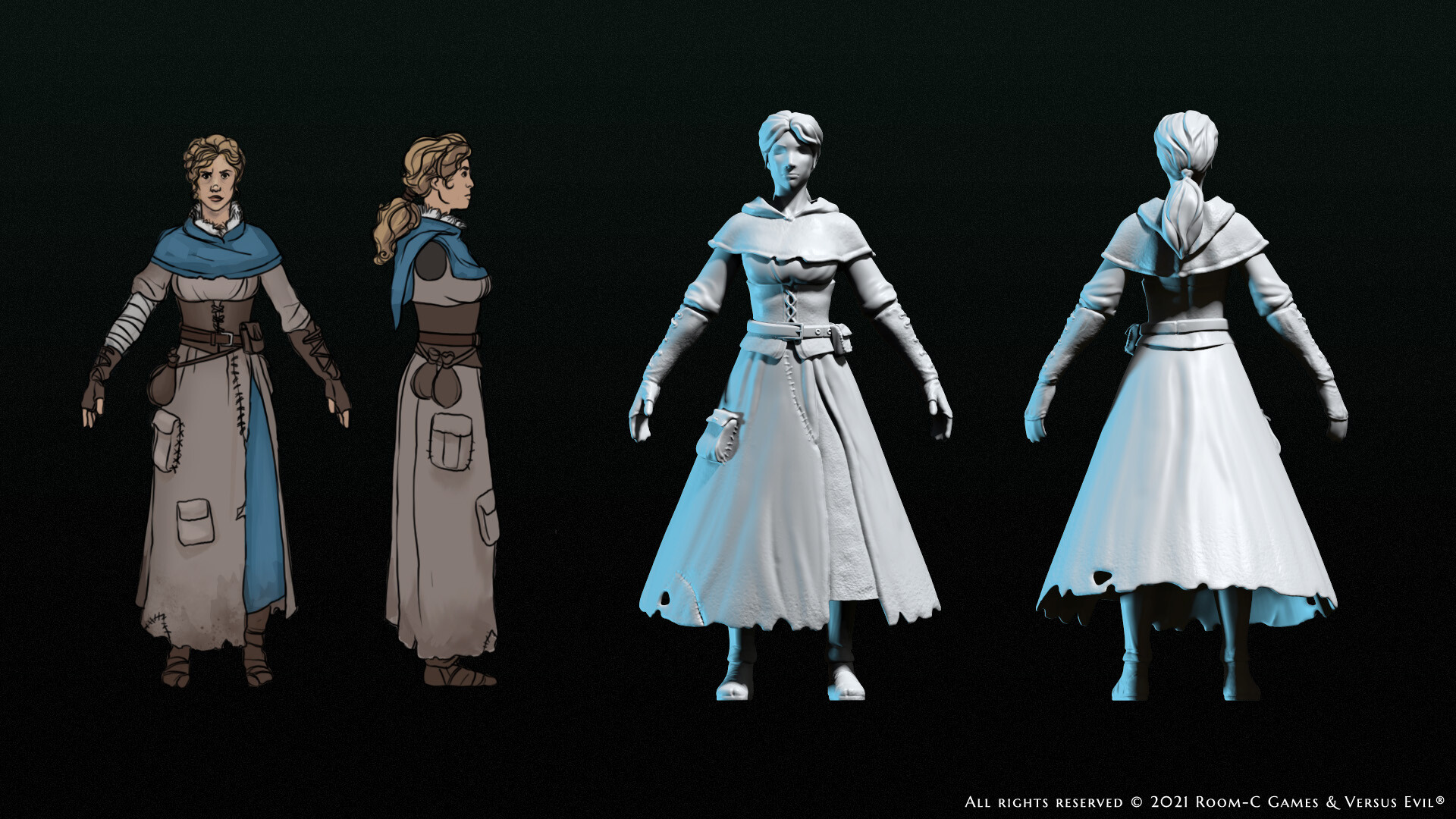 ArtStation - Hand of Merlin Human characters