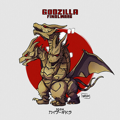Yahzee - Godzilla Chibi History
