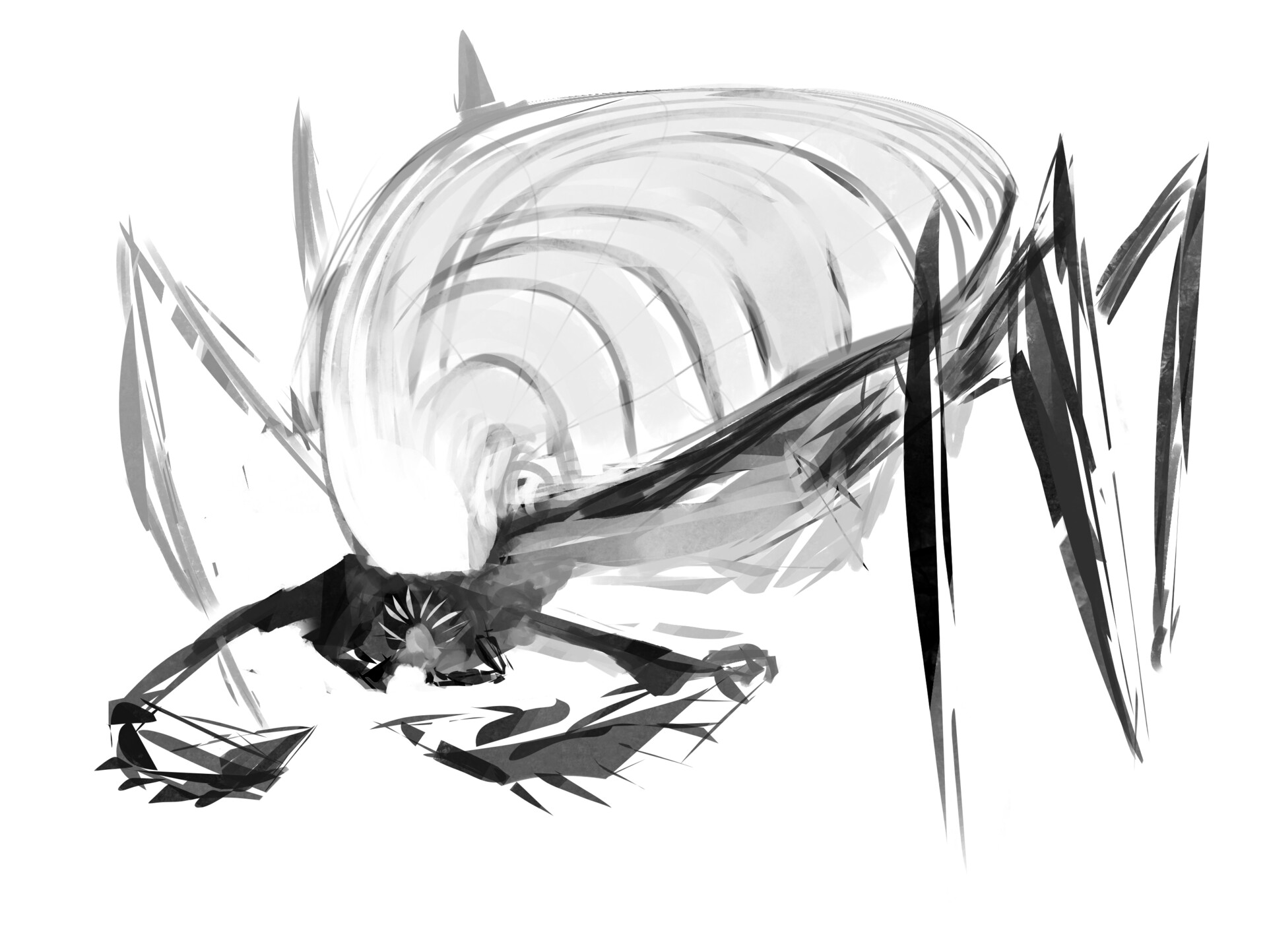 ArtStation - a seashell for a monster