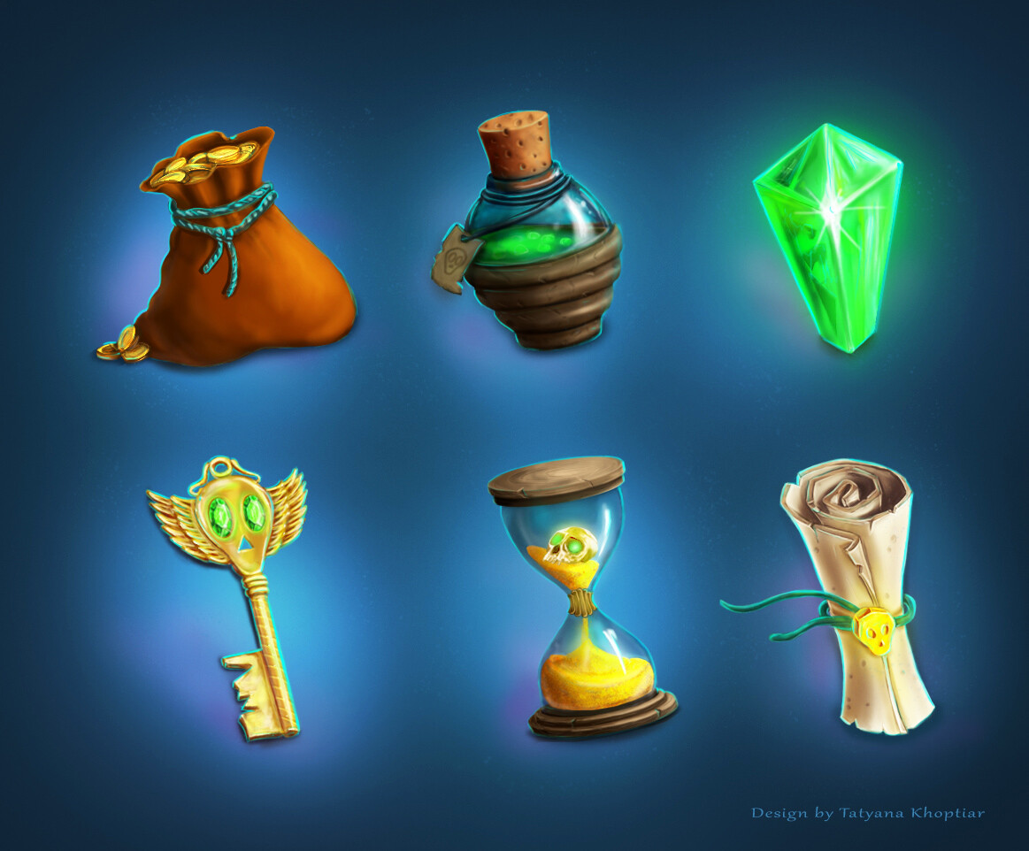 ArtStation - Game icons - pirate theme