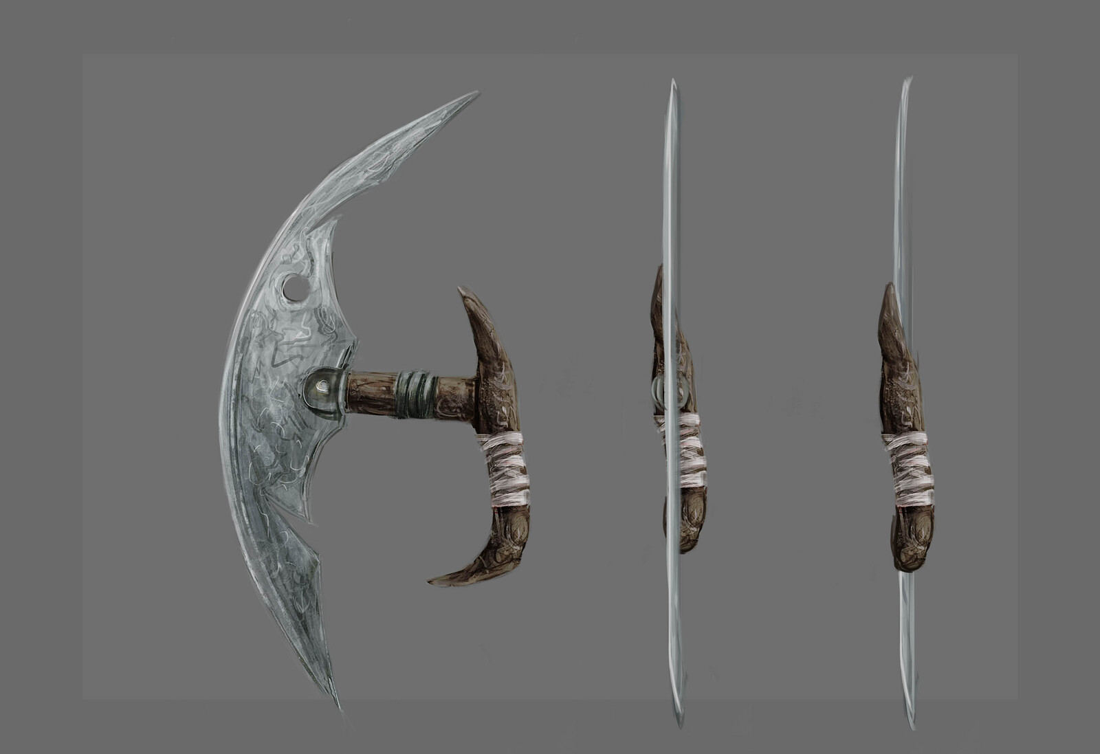 Hannah Lucas - Land of Dante - Weapon design