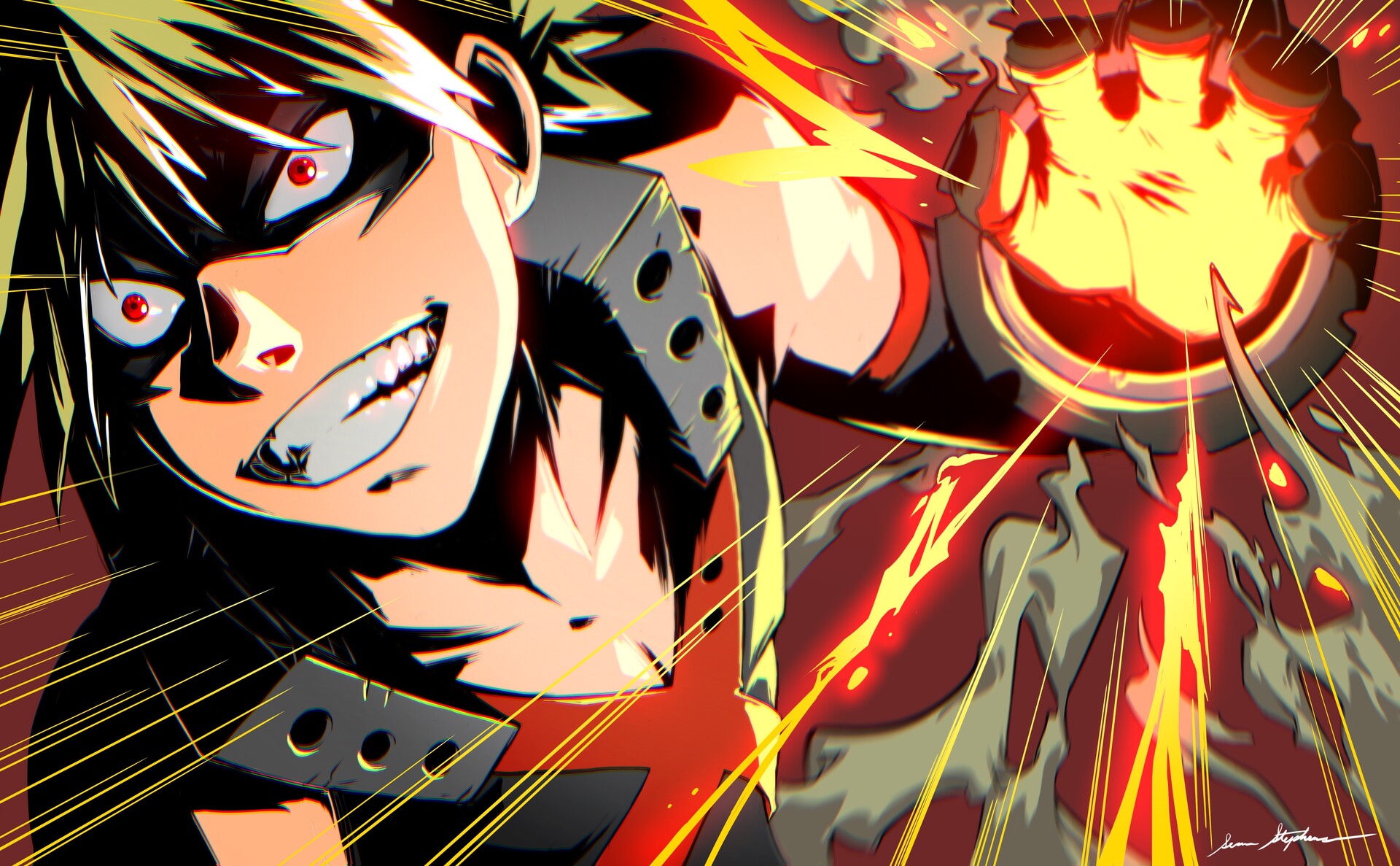 ArtStation - Bakugou’ s rage