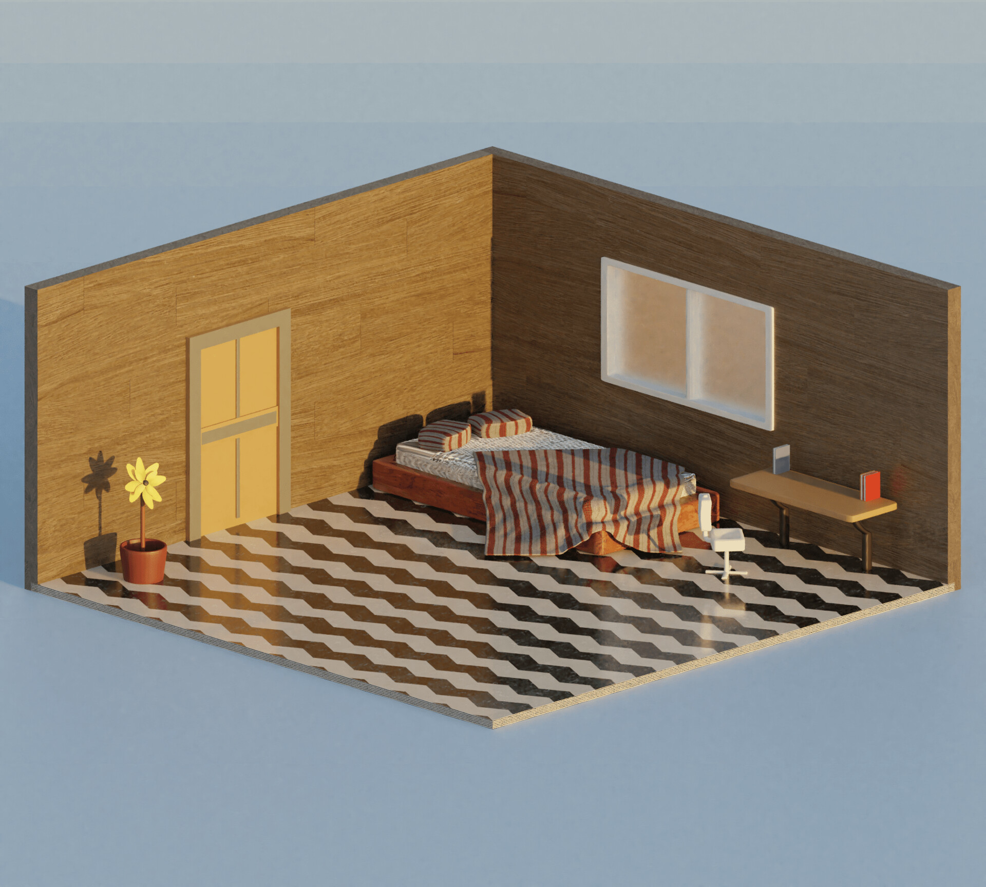 ArtStation - Diorama | Room